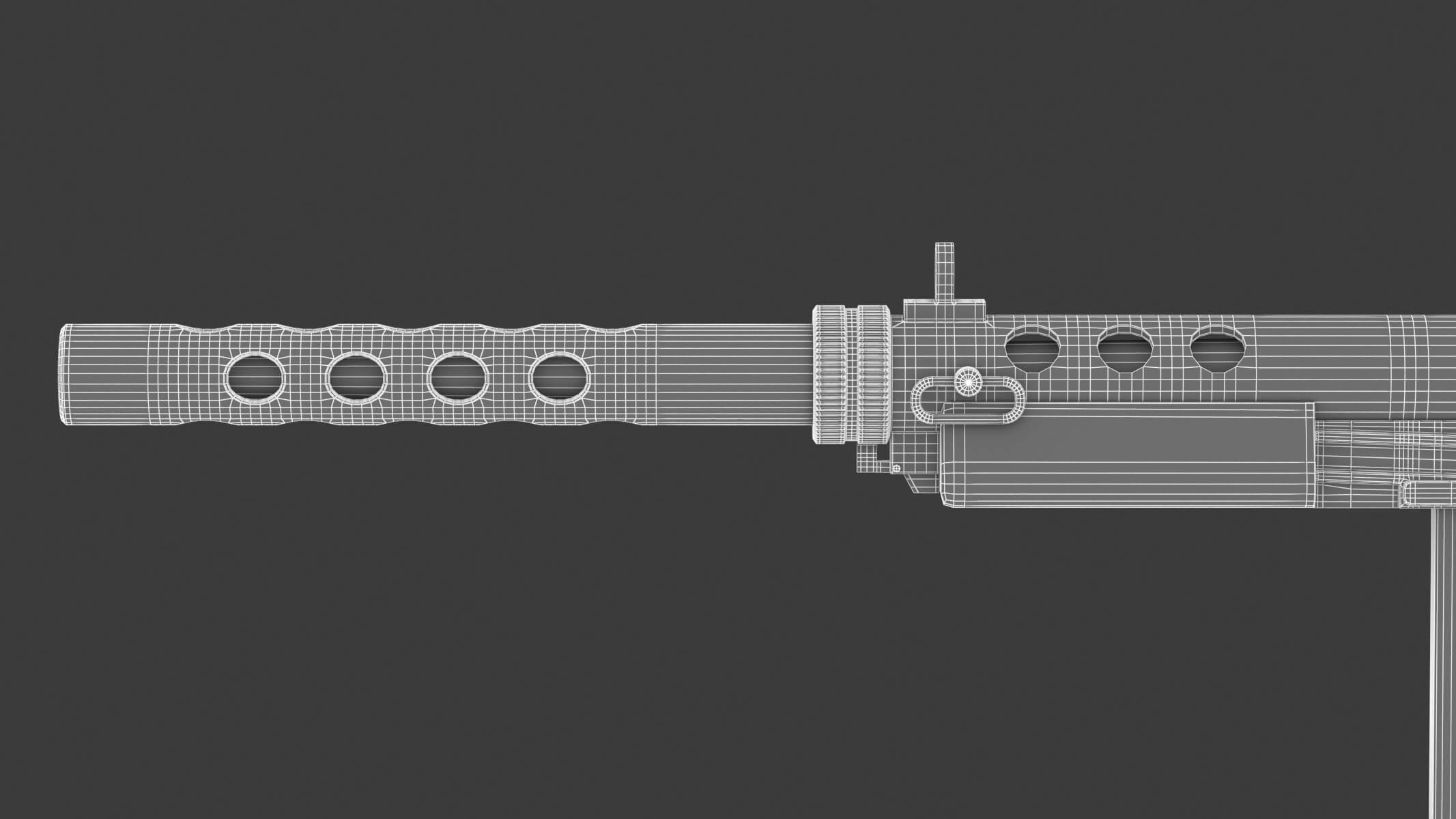 Feather Industries AT-9 Carbine 3D Model by frezzy