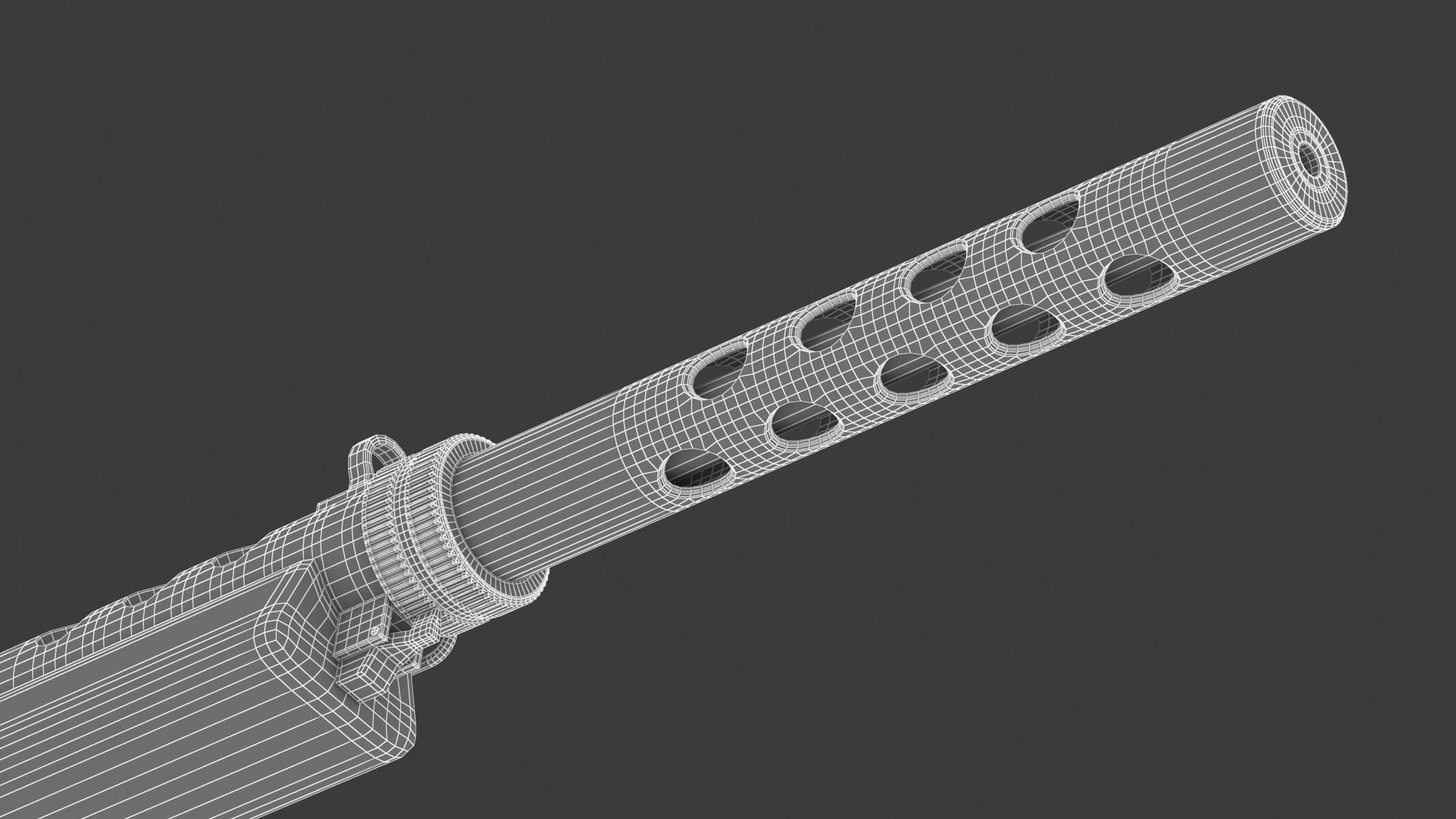 Feather Industries AT-9 Carbine 3D Model by frezzy