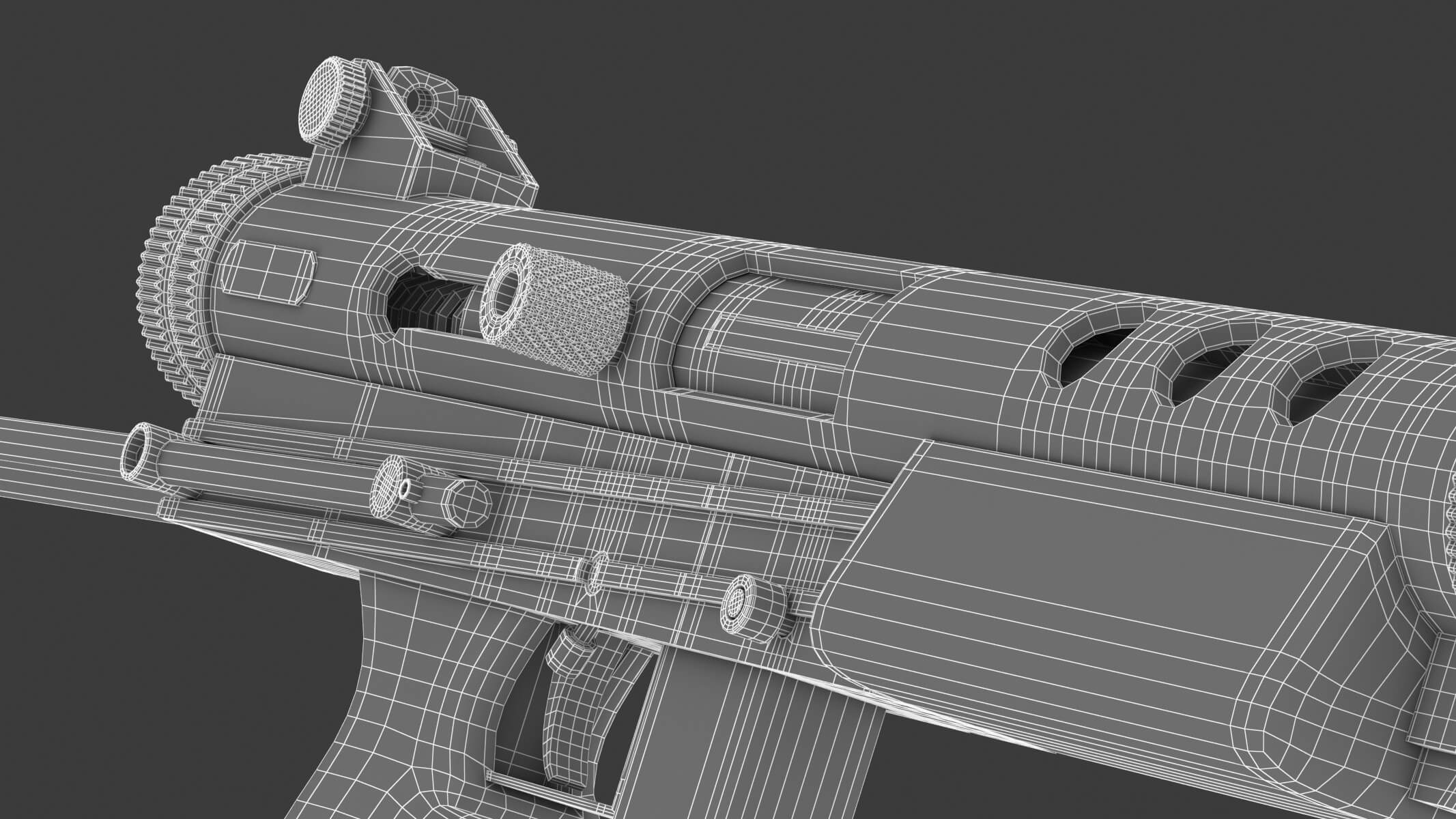 Feather Industries AT-9 Carbine 3D Model by frezzy