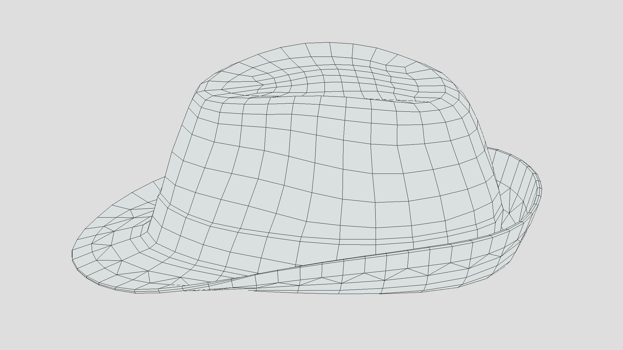 Fedora Low Poly - 3D Model by frezzy
