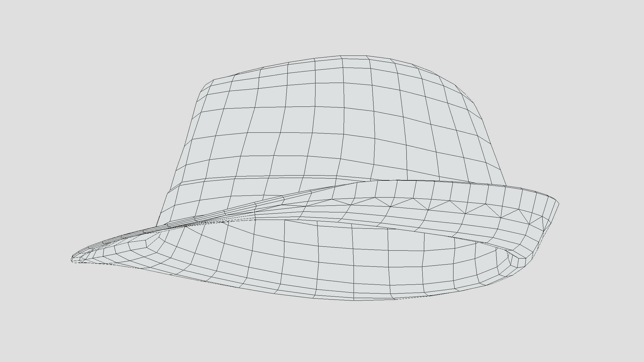 Fedora Low Poly - 3D Model by frezzy