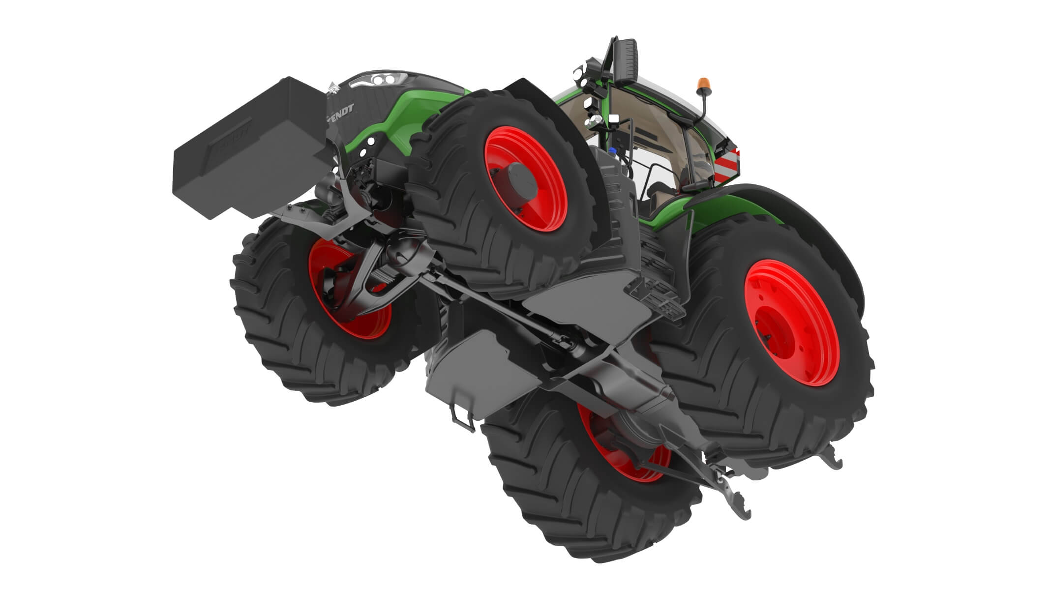 Fendt 1000 Vario Tractor - 3D Model by frezzy