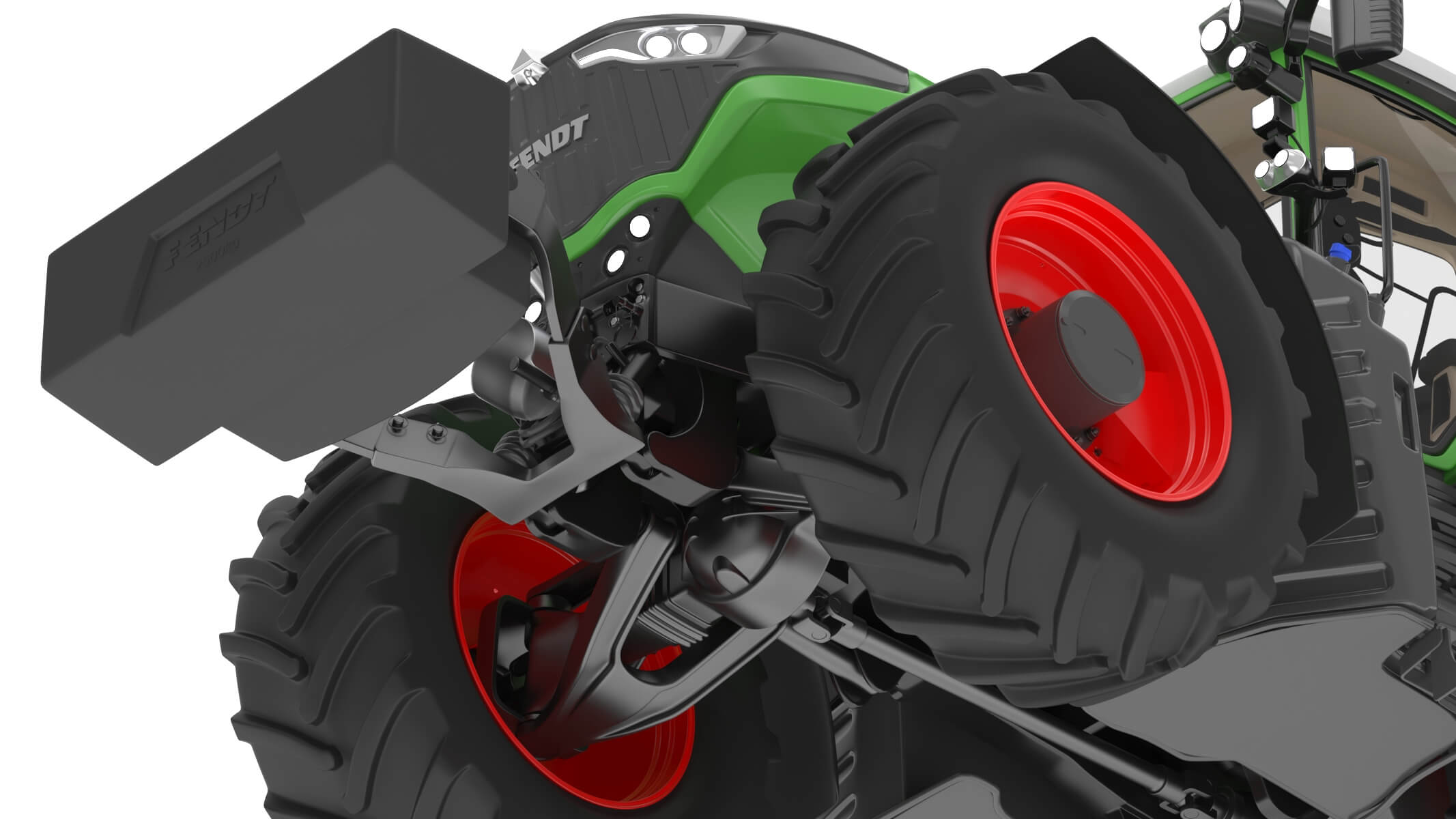 Fendt 1000 Vario Tractor - 3D Model by frezzy