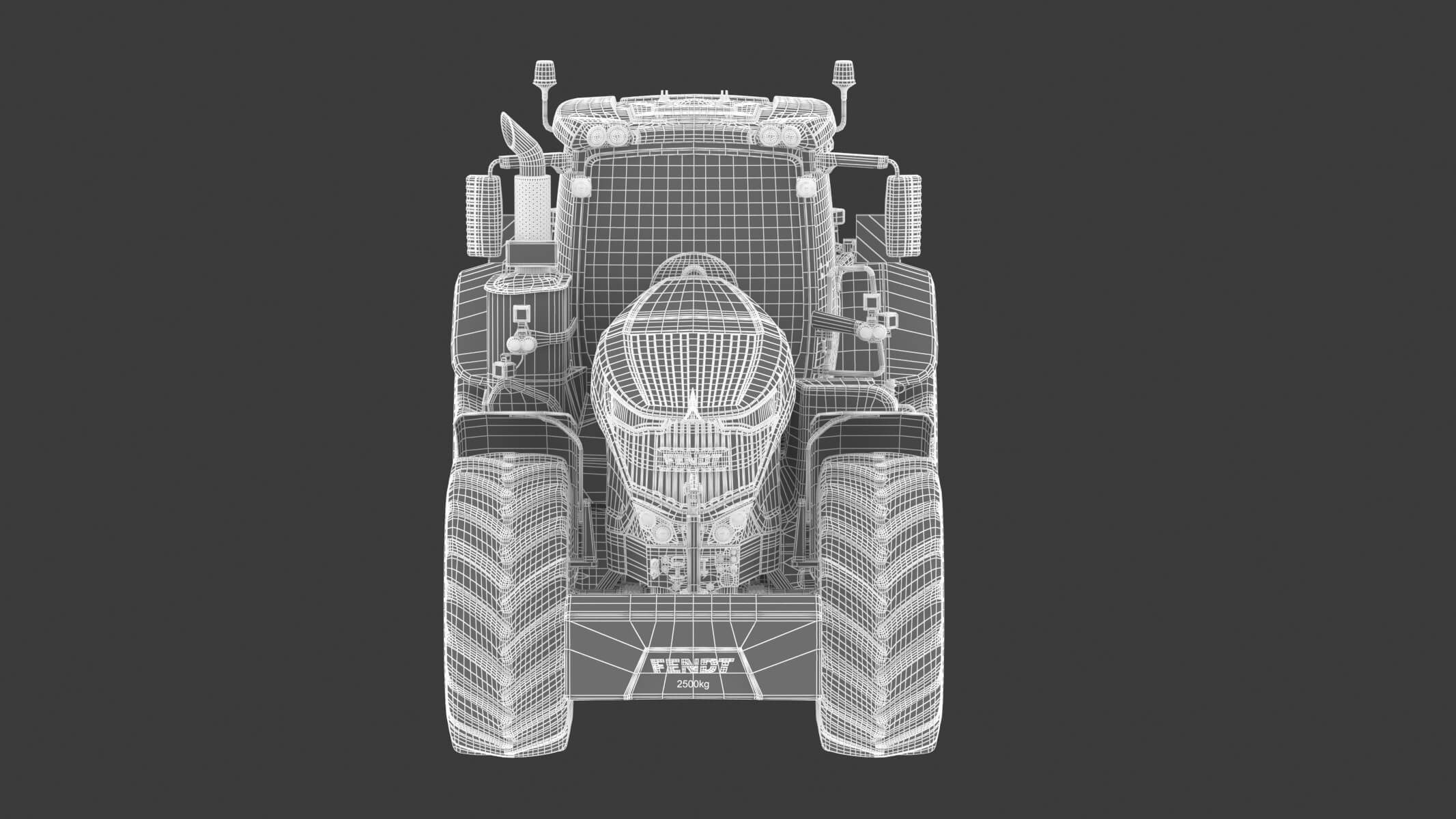 Fendt 1000 Vario Tractor - 3D Model by frezzy