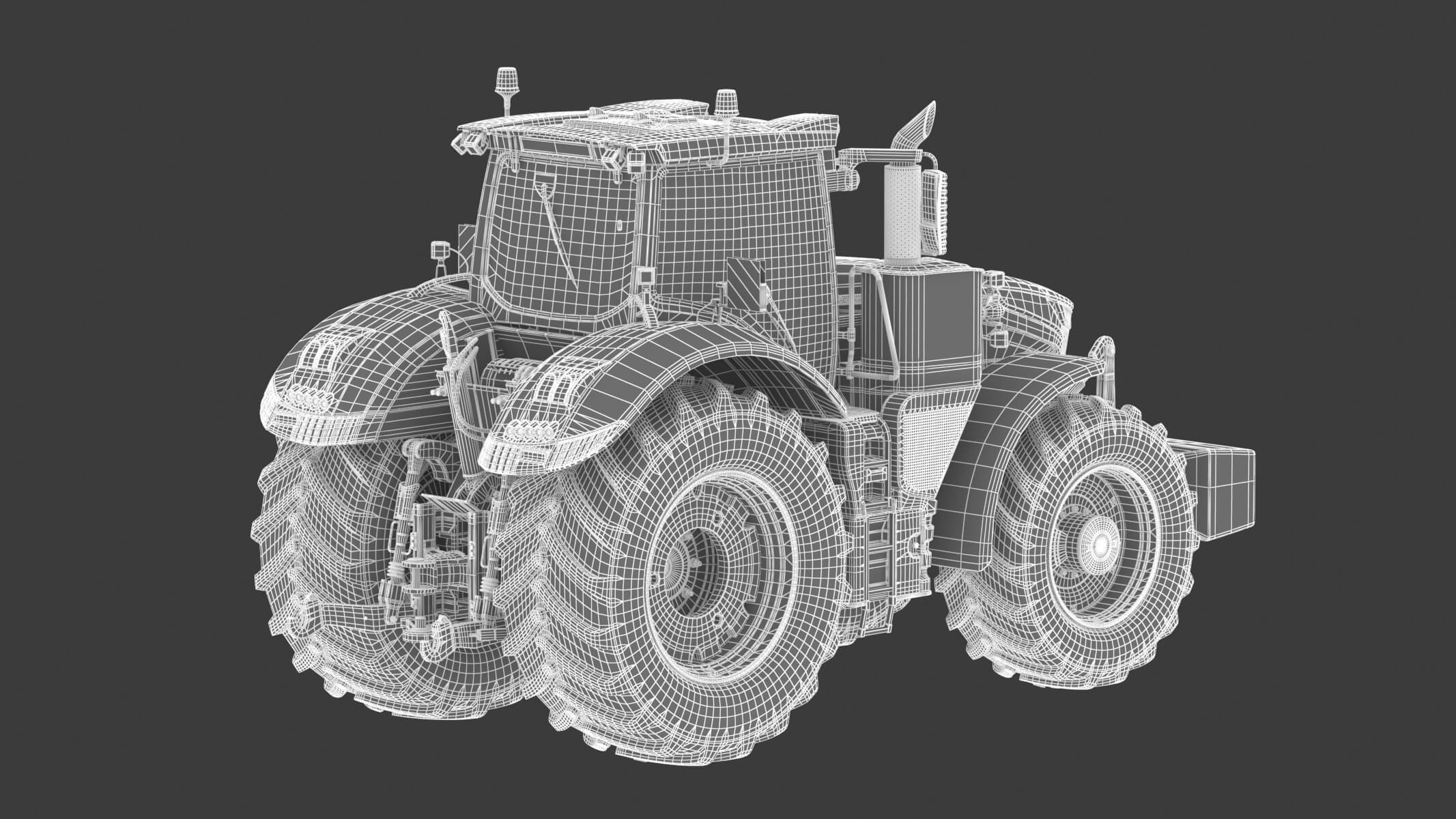 Fendt 1000 Vario Tractor - 3D Model by frezzy