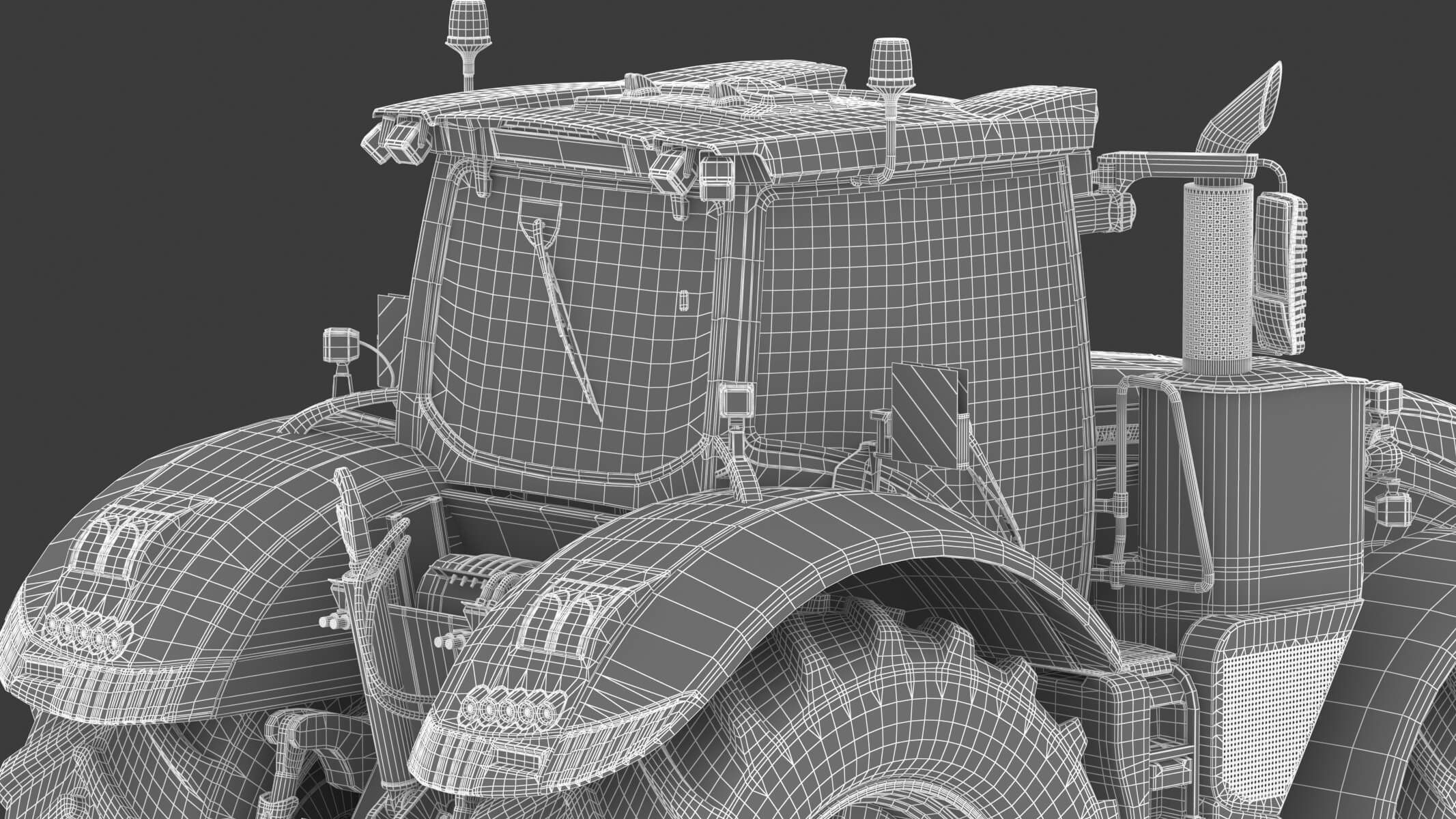 Fendt 1000 Vario Tractor - 3D Model by frezzy