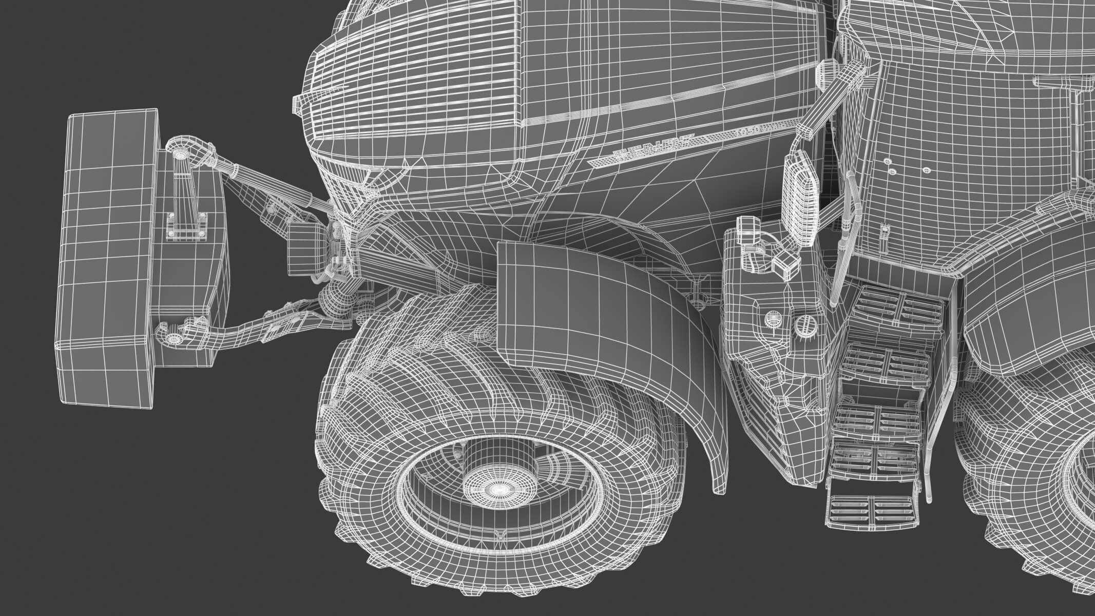 Fendt 1000 Vario Tractor - 3D Model by frezzy