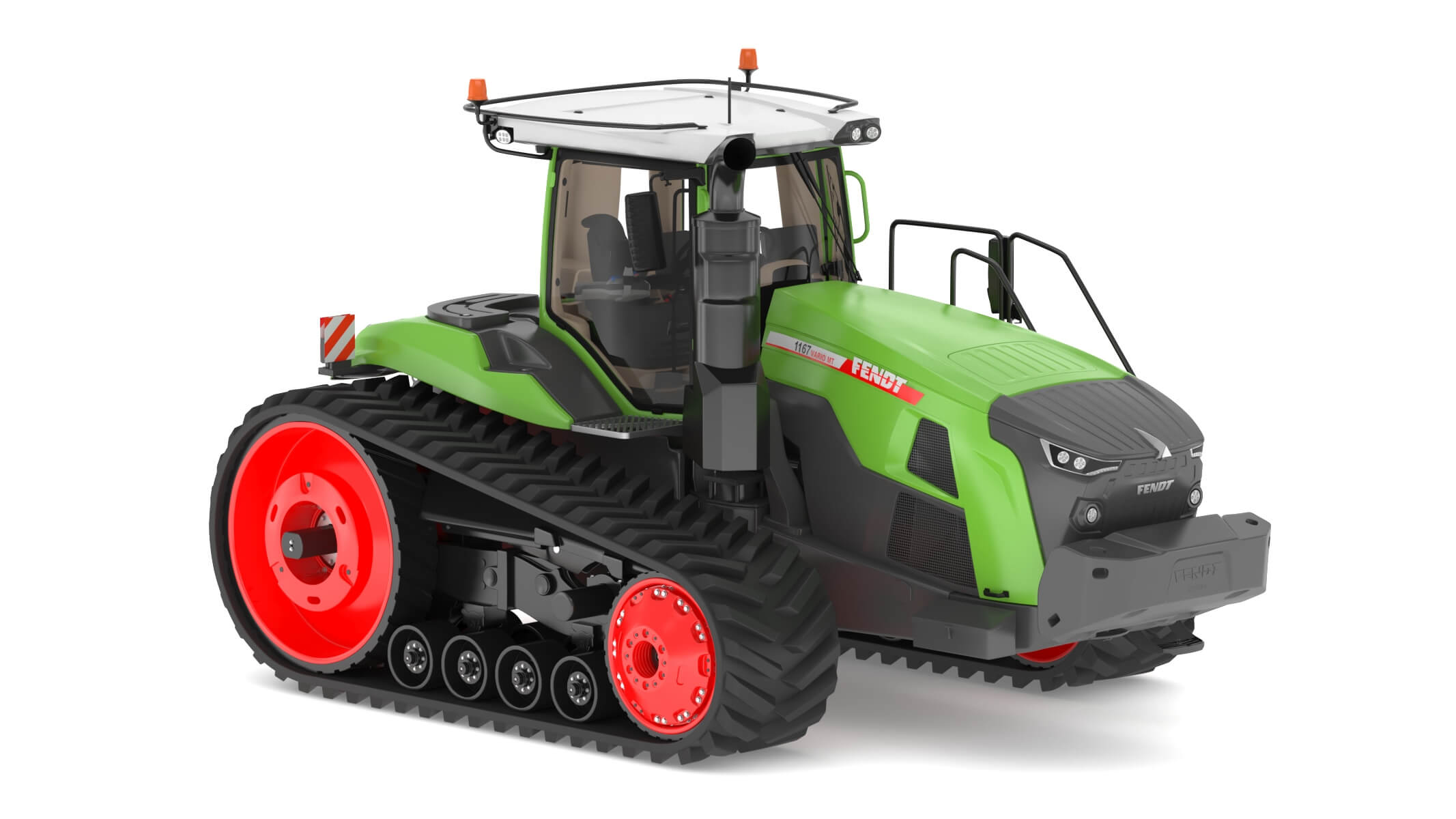 Fendt 1100 Vario Mt Tracked Tractor - 3D Model by frezzy