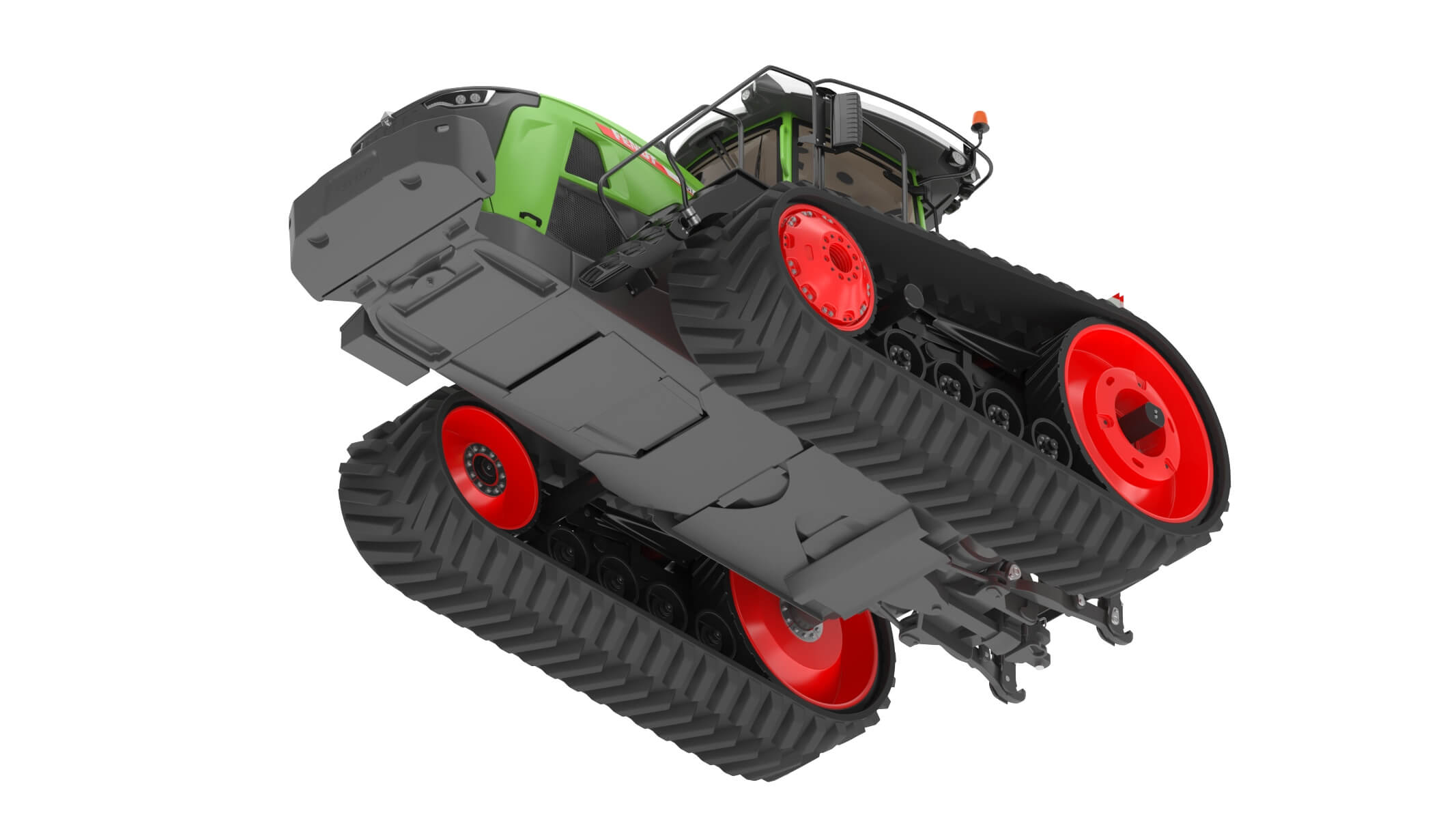 Fendt 1100 Vario Mt Tracked Tractor - 3D Model by frezzy