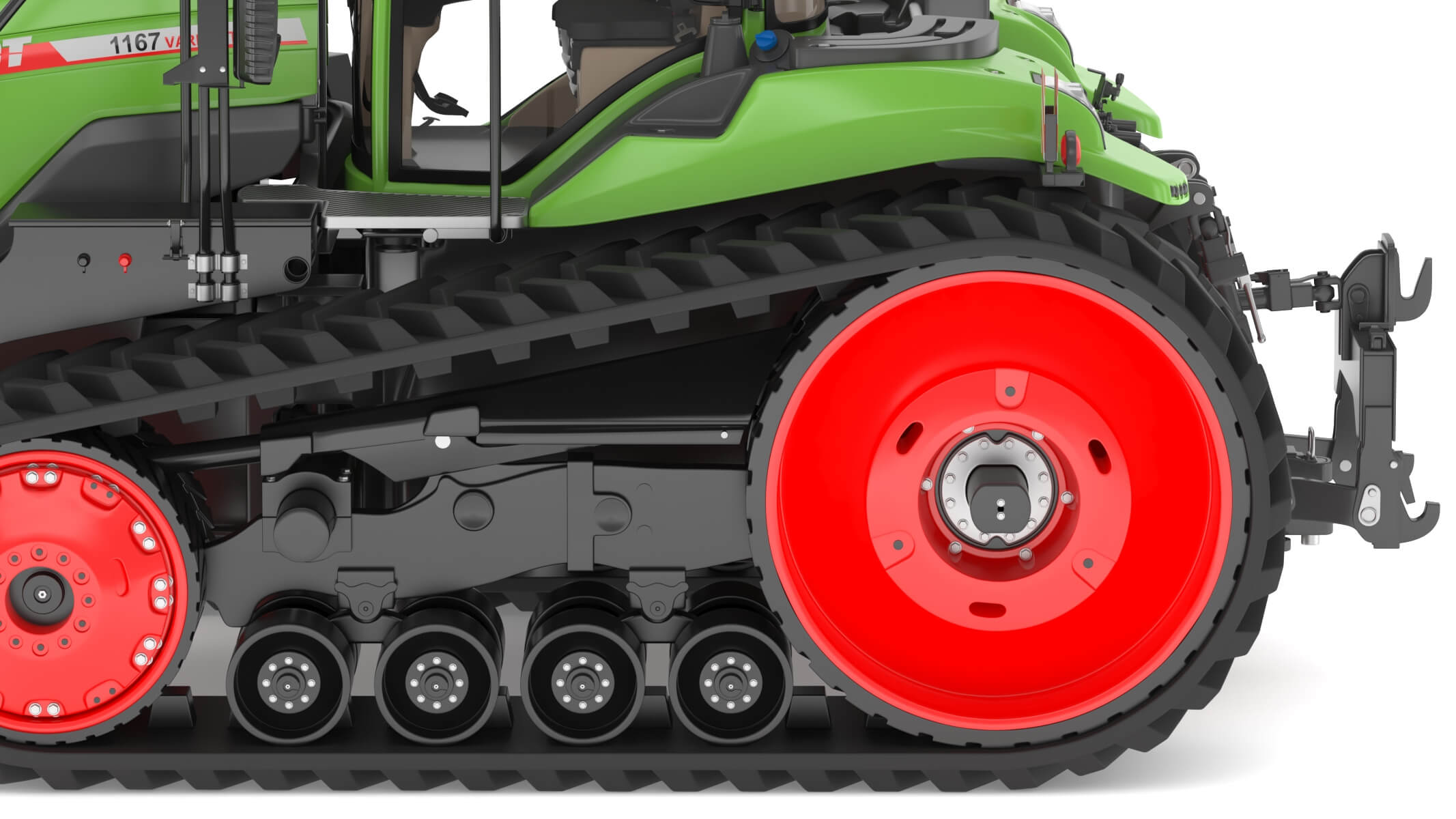 Fendt 1100 Vario Mt Tracked Tractor - 3D Model by frezzy