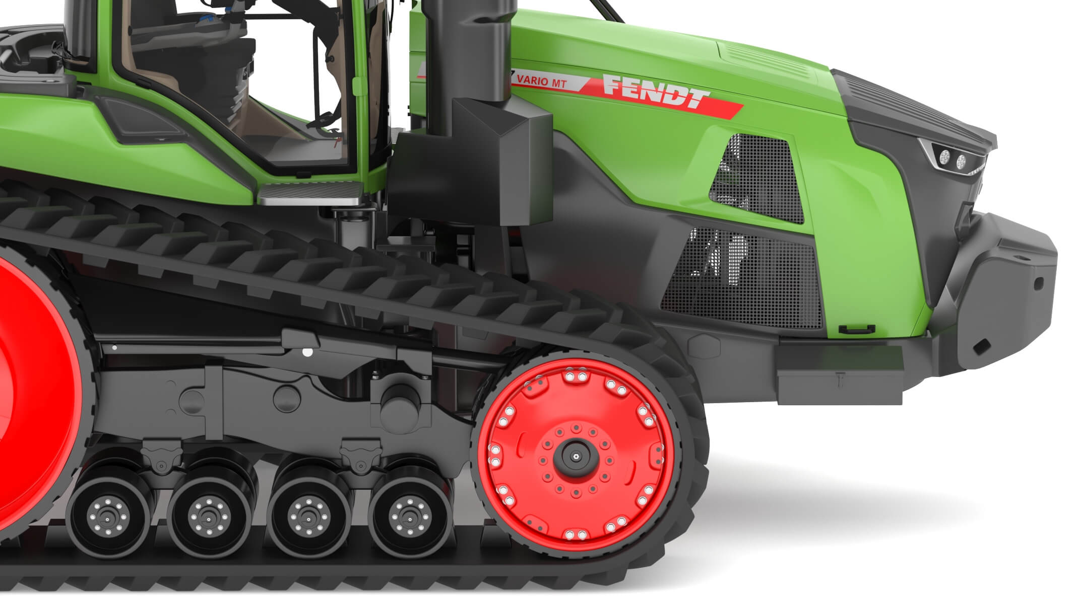 Fendt 1100 Vario Mt Tracked Tractor - 3D Model by frezzy