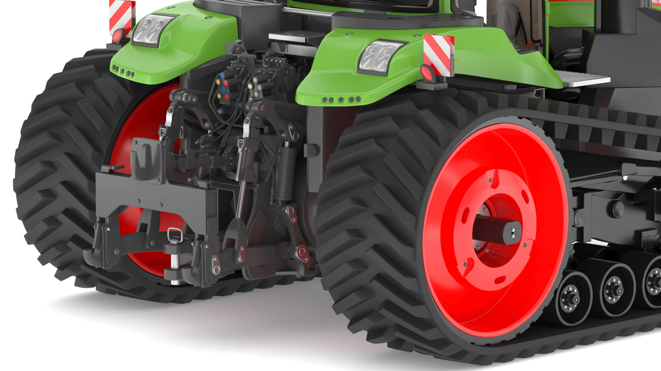 Fendt 1100 Vario Mt Tracked Tractor - 3D Model by frezzy