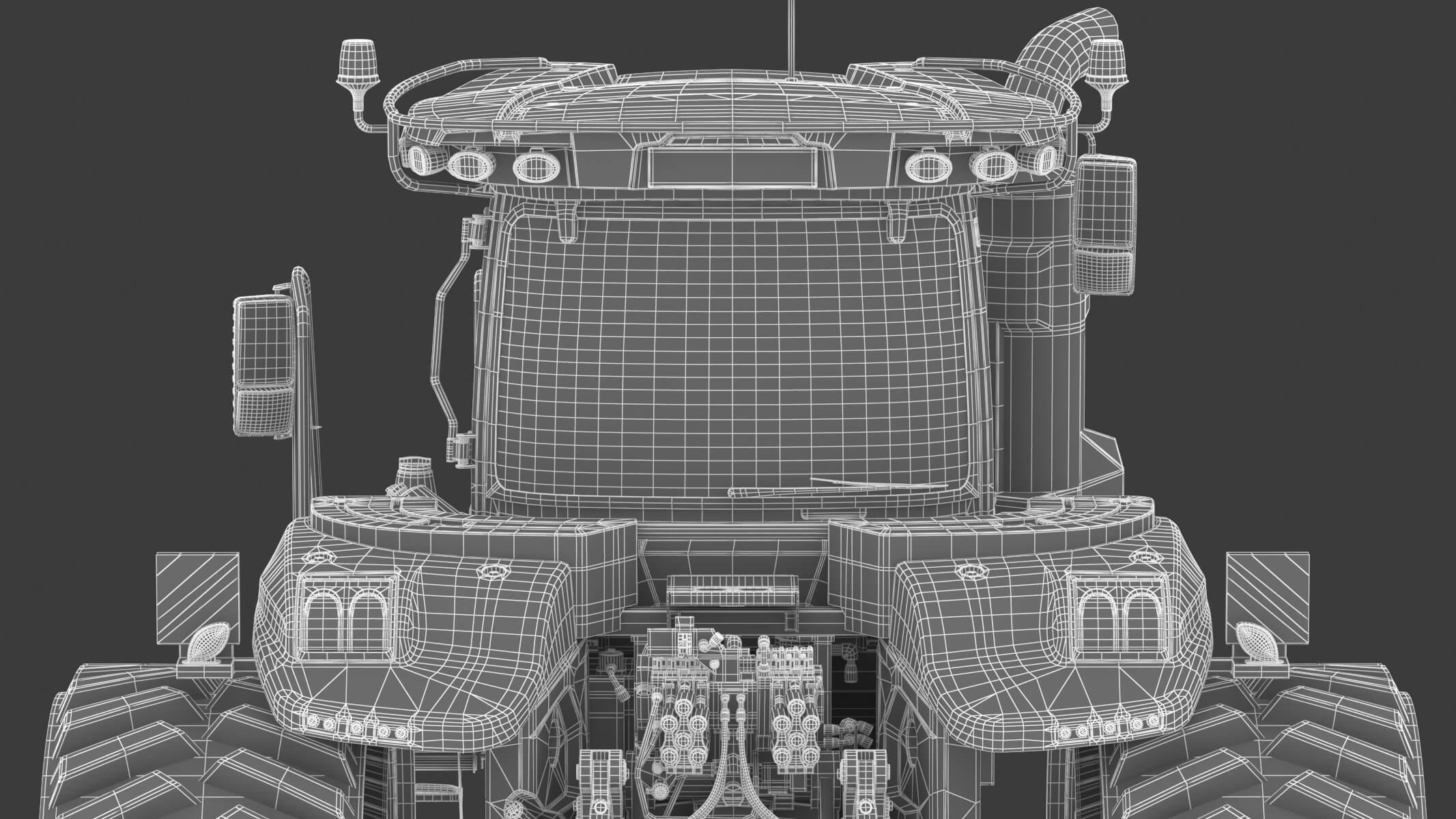 Fendt 1100 Vario Mt Tracked Tractor - 3D Model by frezzy