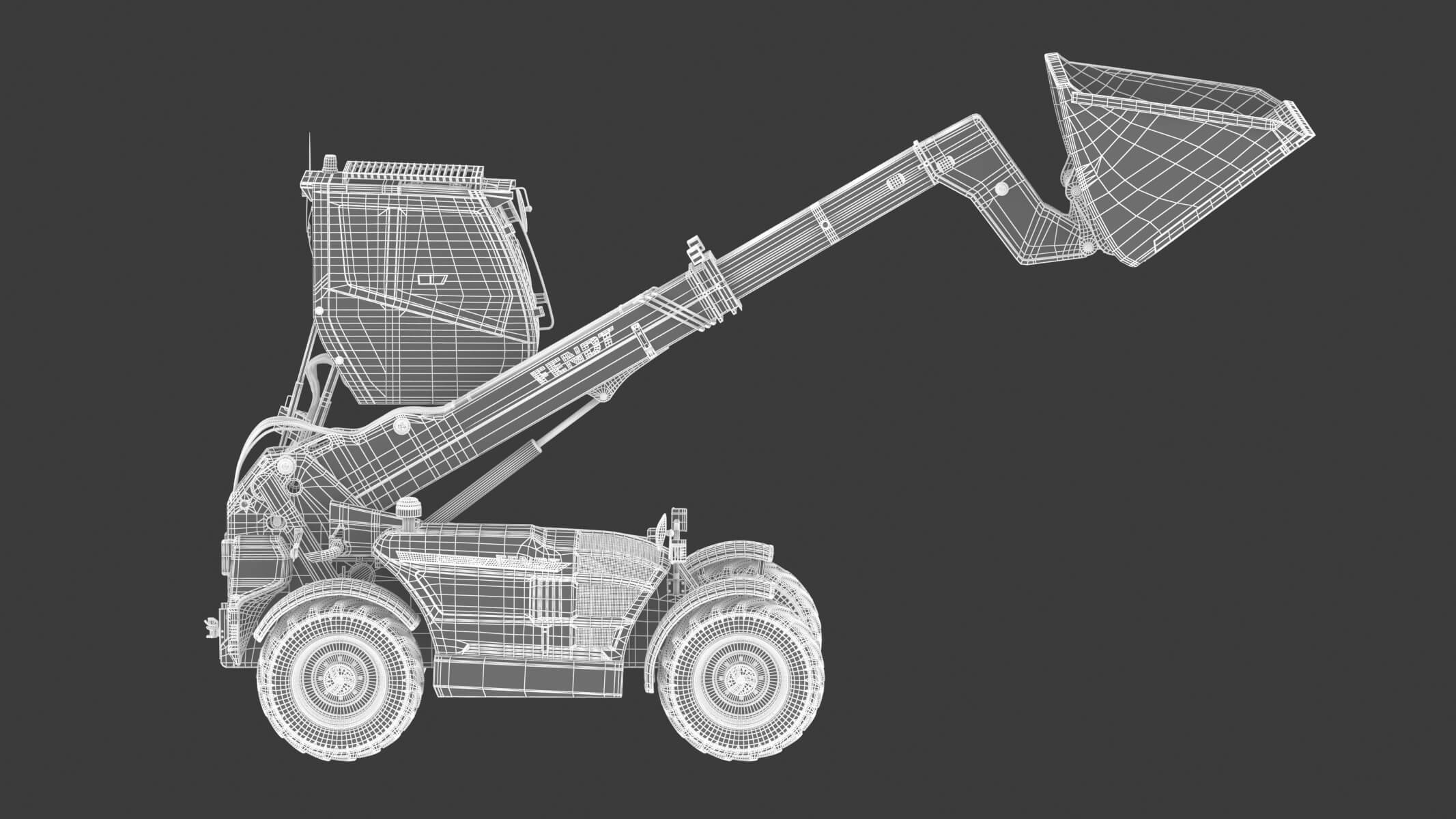 Fendt Cargo T955 Telehandler - 3D Model by frezzy