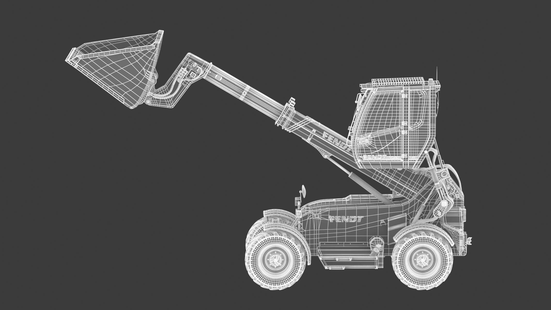 Fendt Cargo T955 Telehandler - 3D Model by frezzy