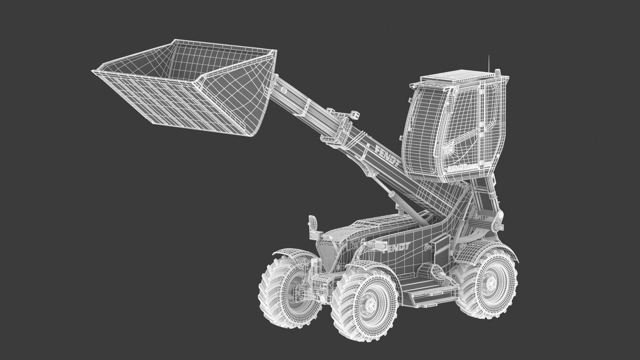 Fendt Cargo T955 Telehandler - 3D Model by frezzy