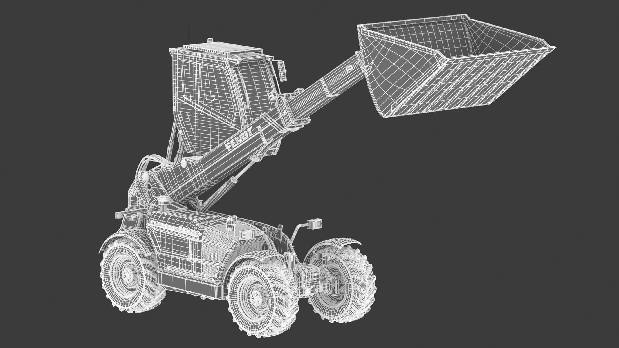Fendt Cargo T955 Telehandler - 3D Model by frezzy