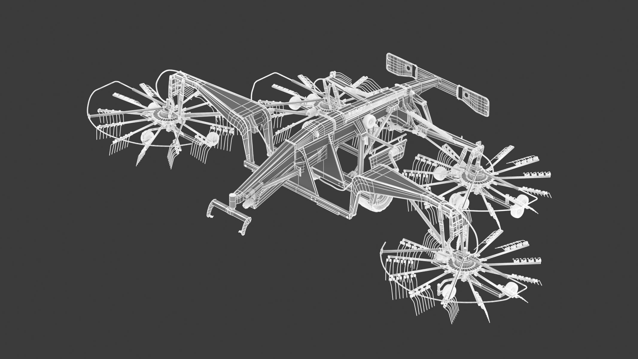 Fendt Former Rakes - 3D Model by frezzy