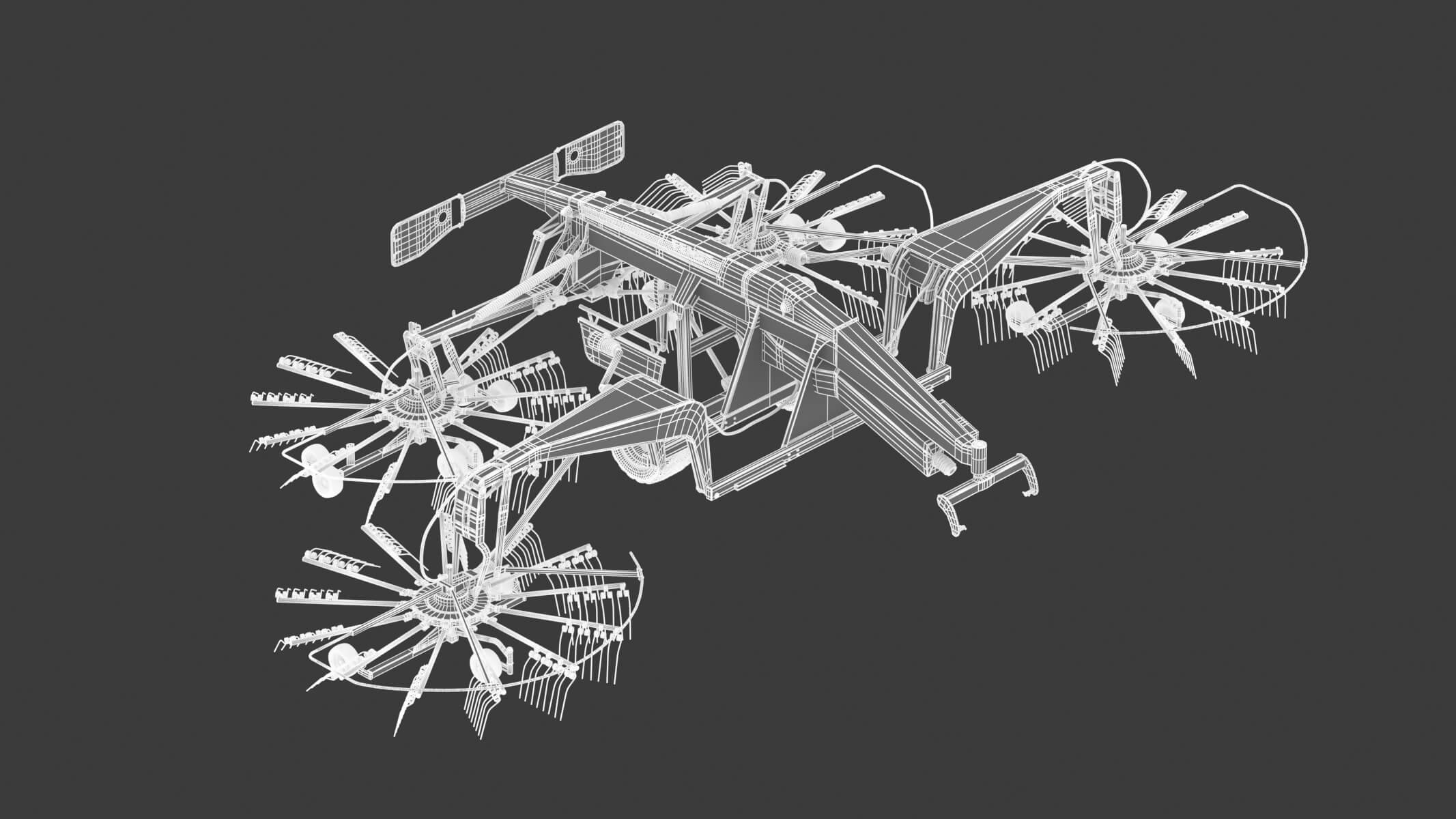 Fendt Former Rakes - 3D Model by frezzy