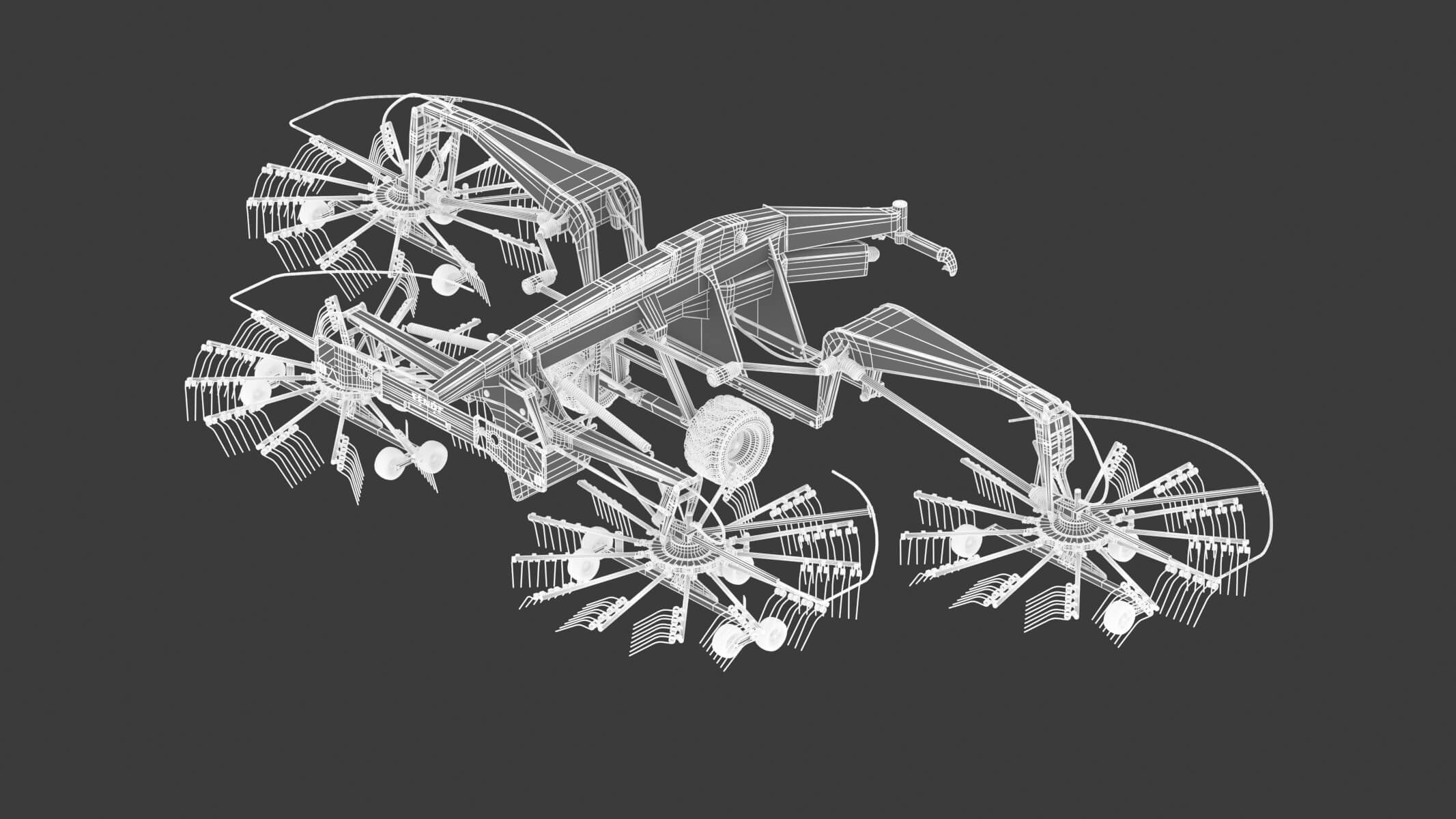 Fendt Former Rakes - 3D Model by frezzy