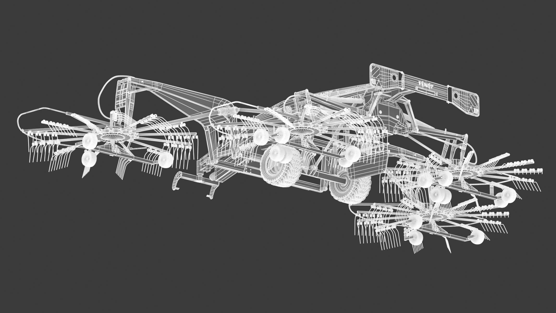 Fendt Former Rakes - 3D Model by frezzy