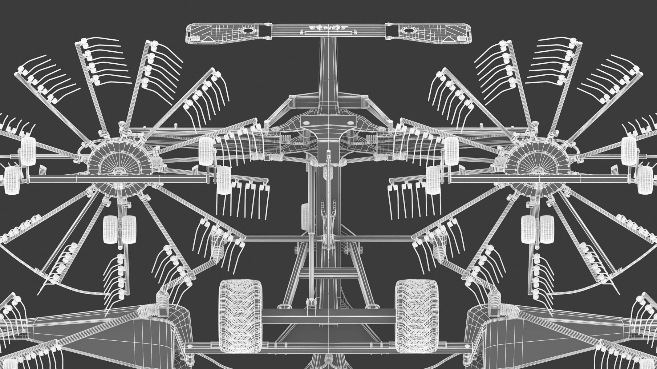 Fendt Former Rakes - 3D Model by frezzy
