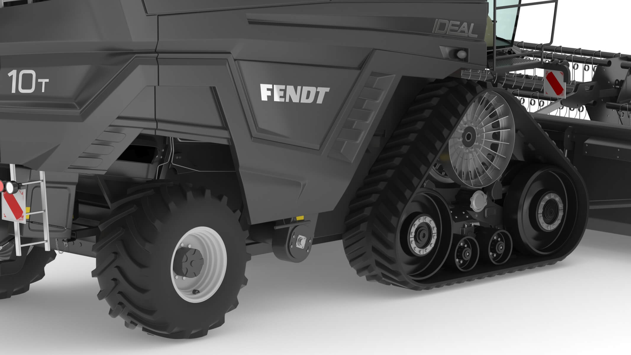 Fendt IDEAL Combine Harvester - 3D Model by frezzy