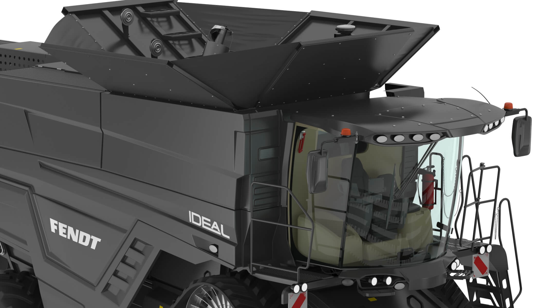 Fendt IDEAL Combine Harvester - 3D Model by frezzy