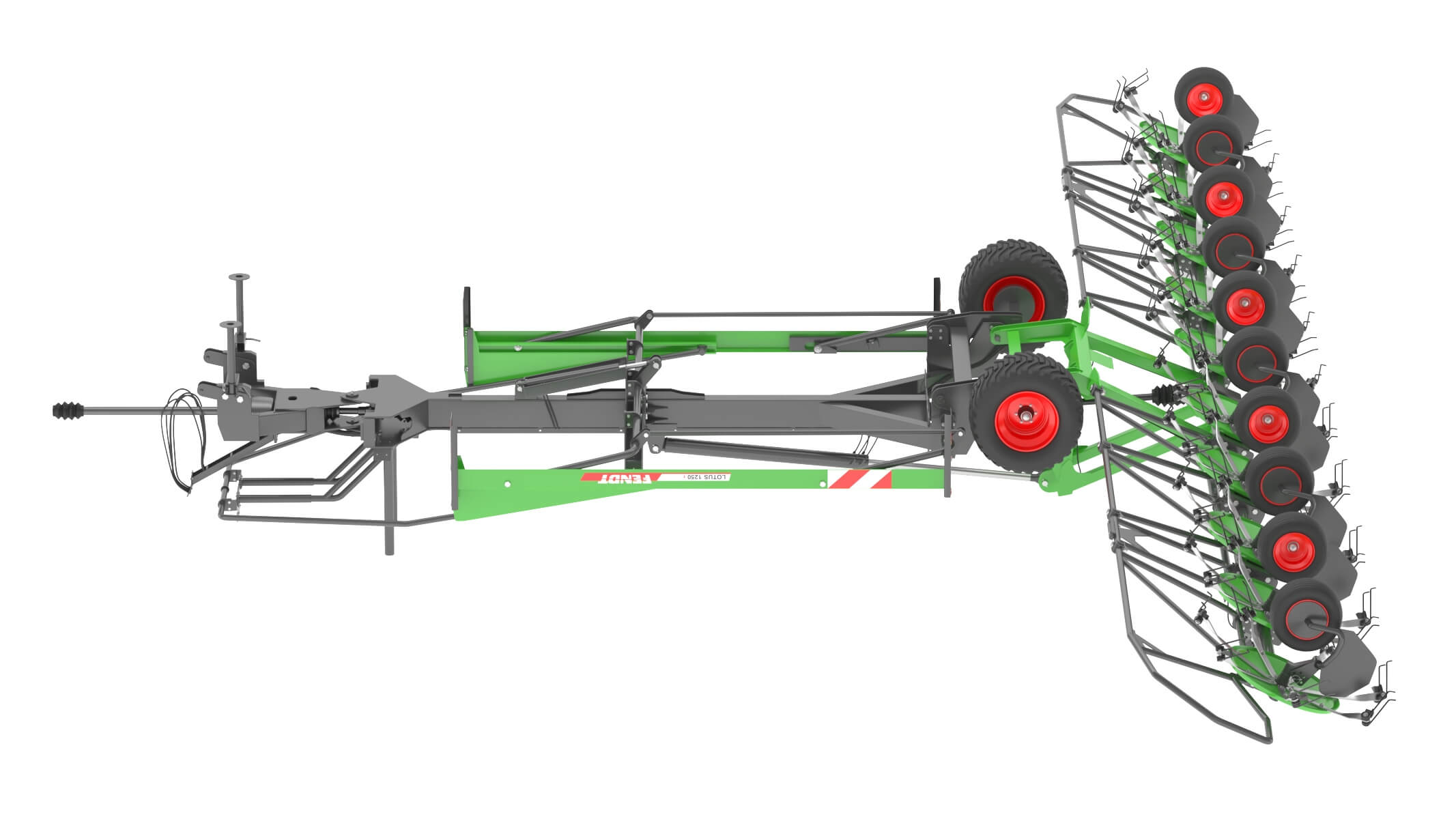 Fendt Lotus Tedder - 3D Model by frezzy