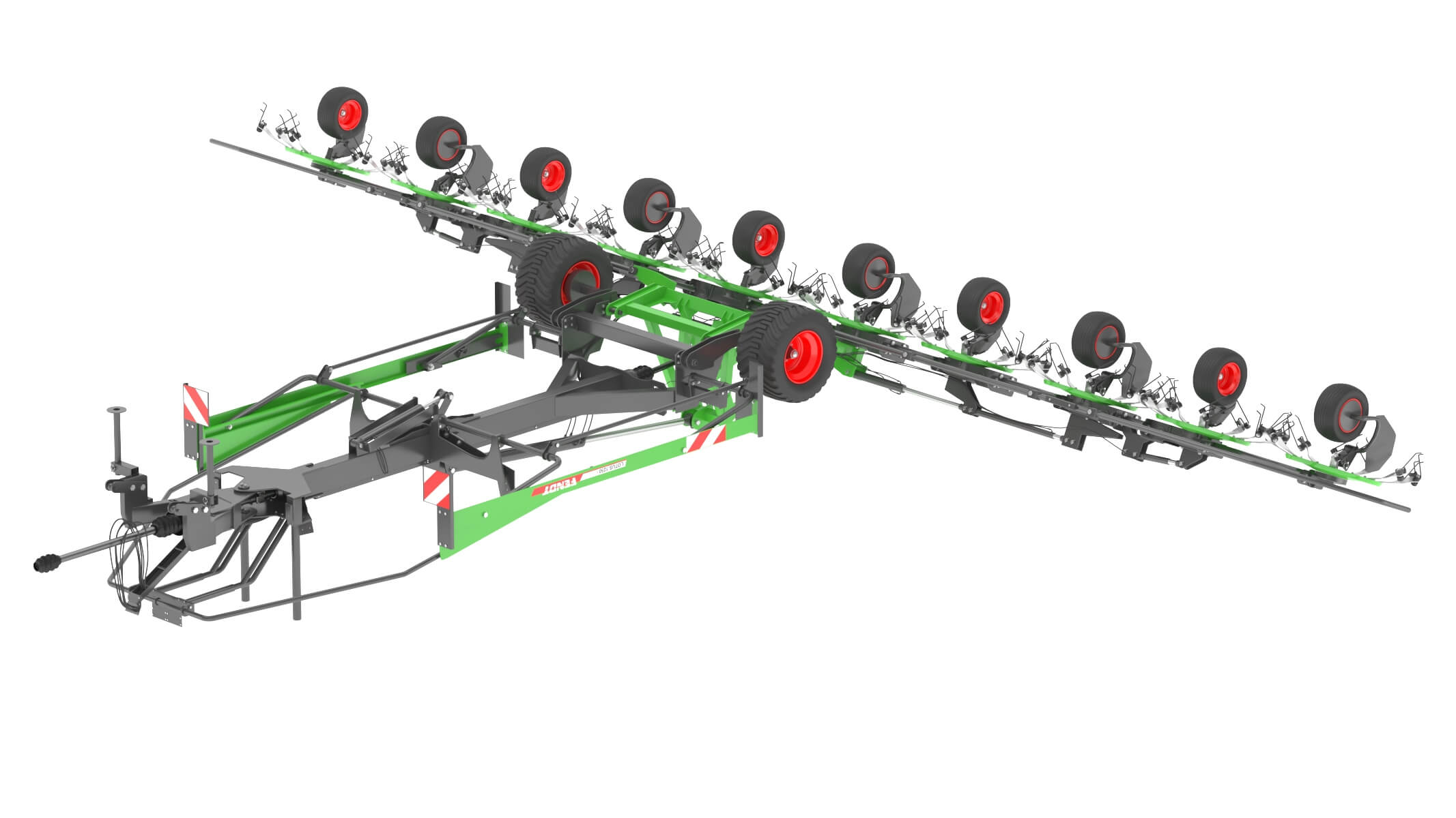 Fendt Lotus Tedder - 3D Model by frezzy