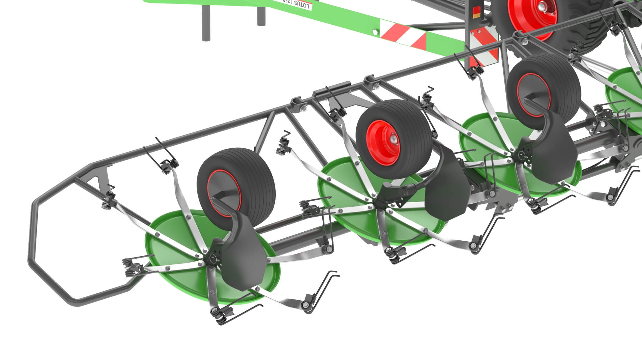 Fendt Lotus Tedder - 3D Model by frezzy