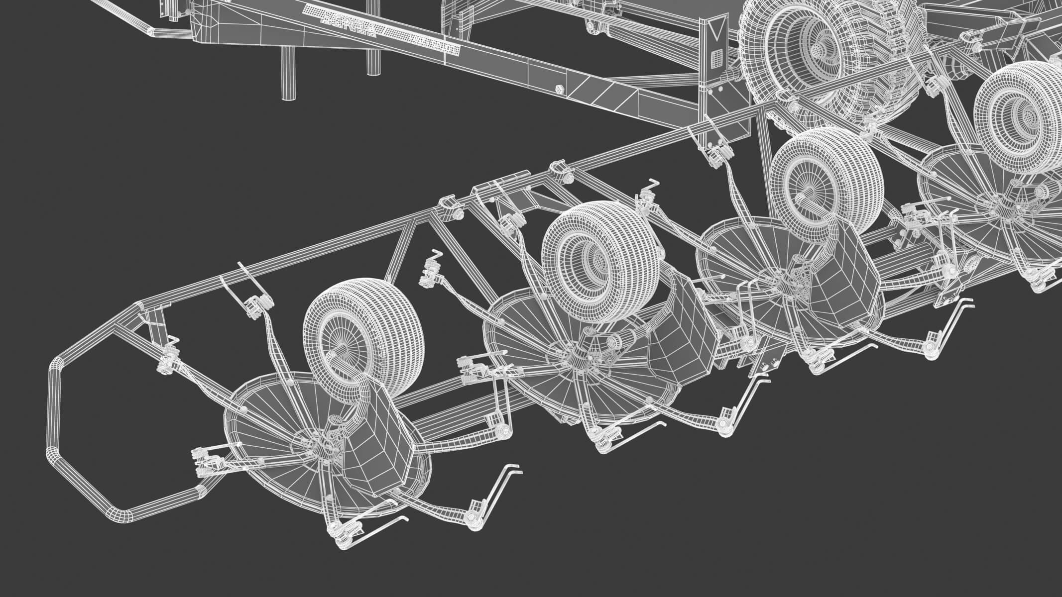 Fendt Lotus Tedder - 3D Model by frezzy