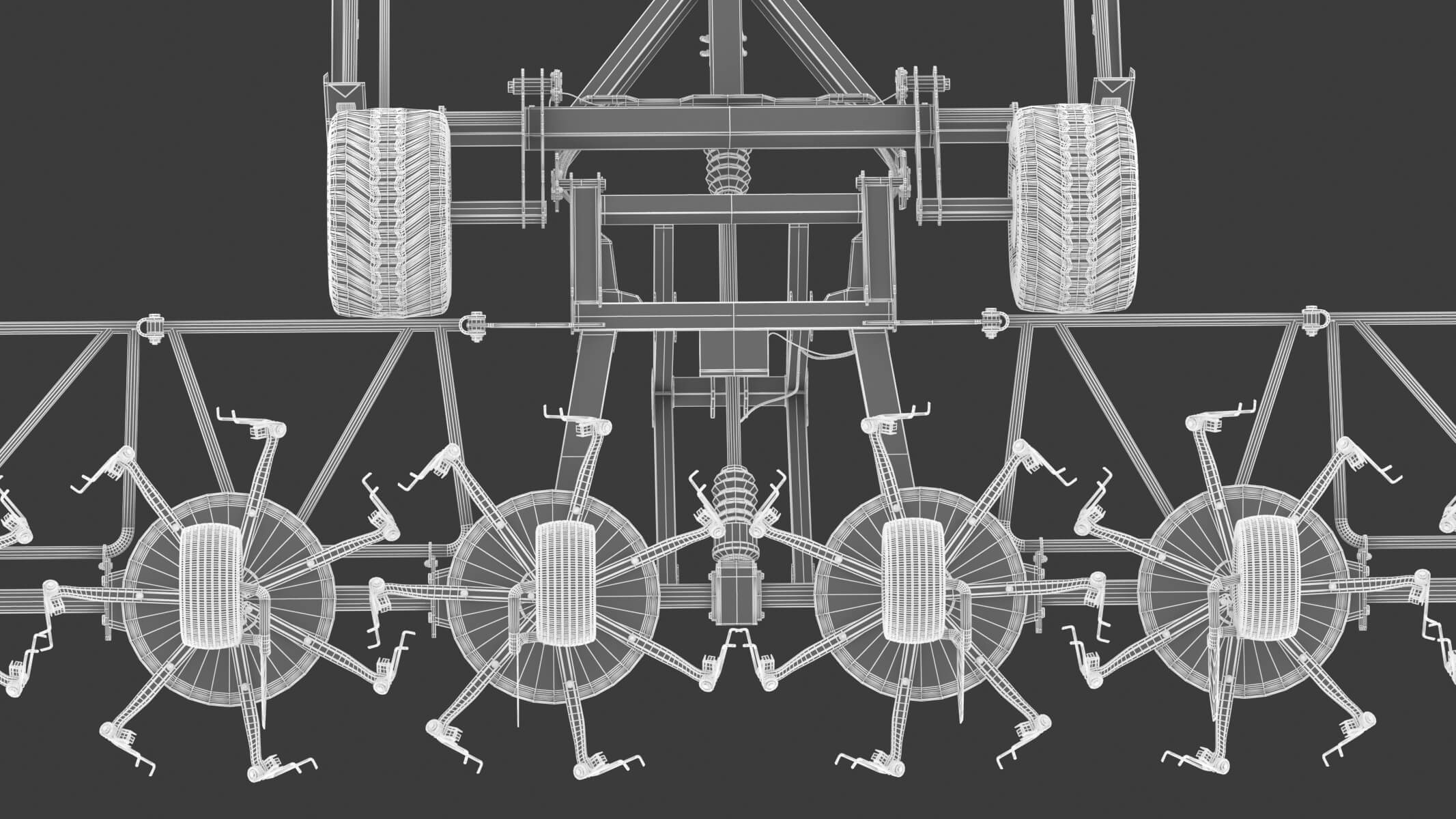 Fendt Lotus Tedder - 3D Model by frezzy