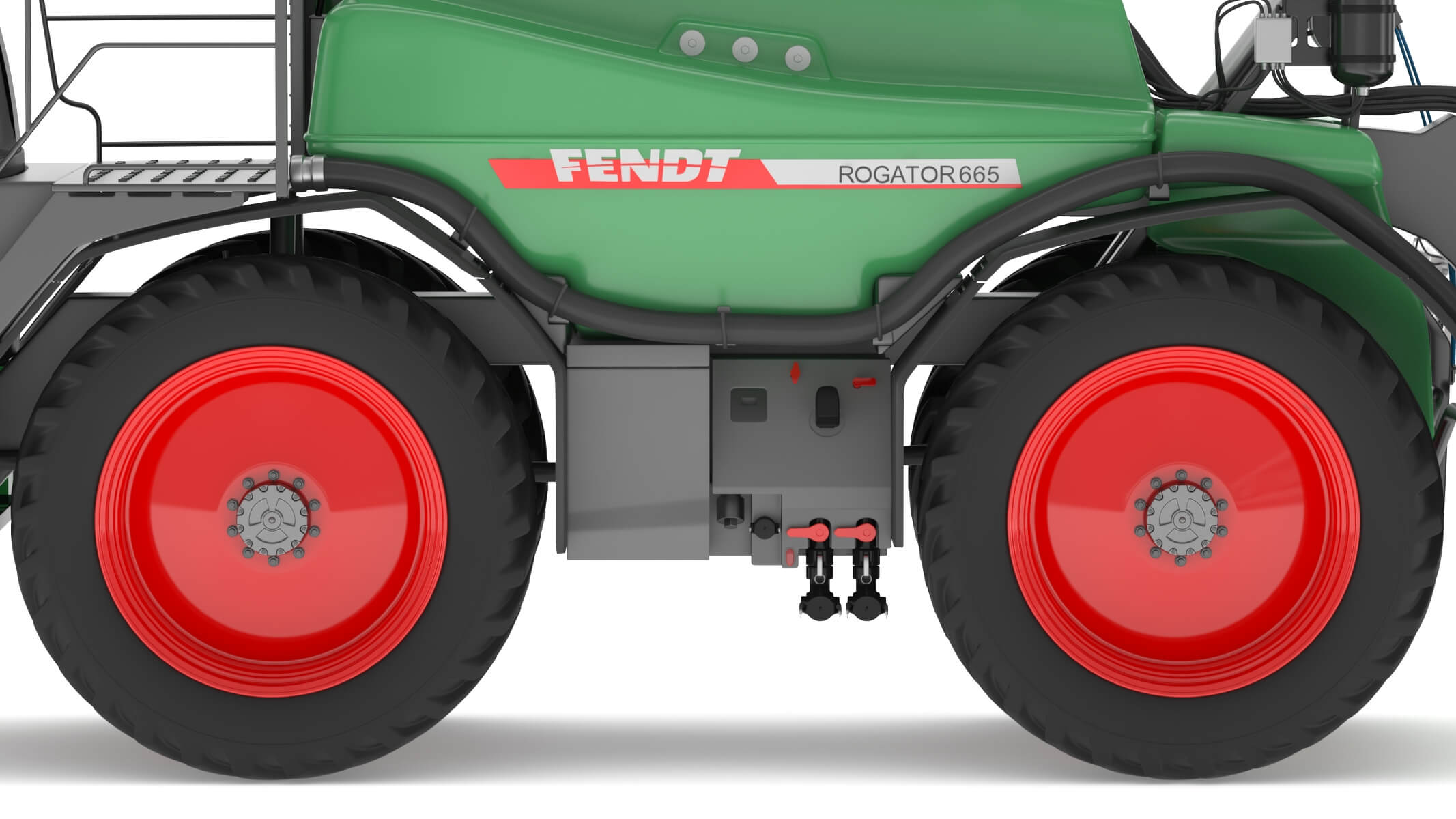 Fendt Rogator 600 Crop Protection Sprayers - 3D Model by frezzy