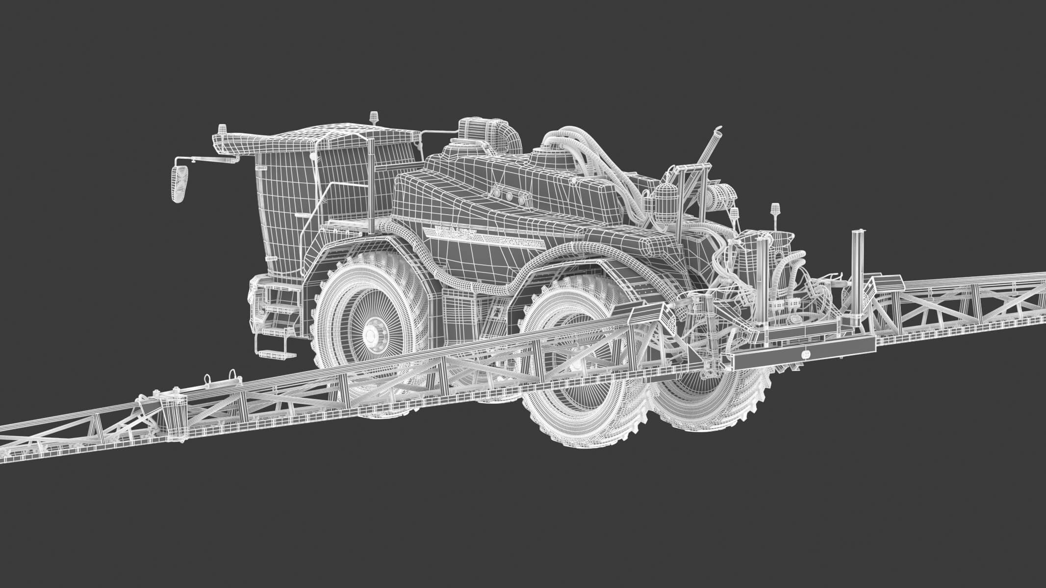 Fendt Rogator 600 Crop Protection Sprayers - 3D Model by frezzy