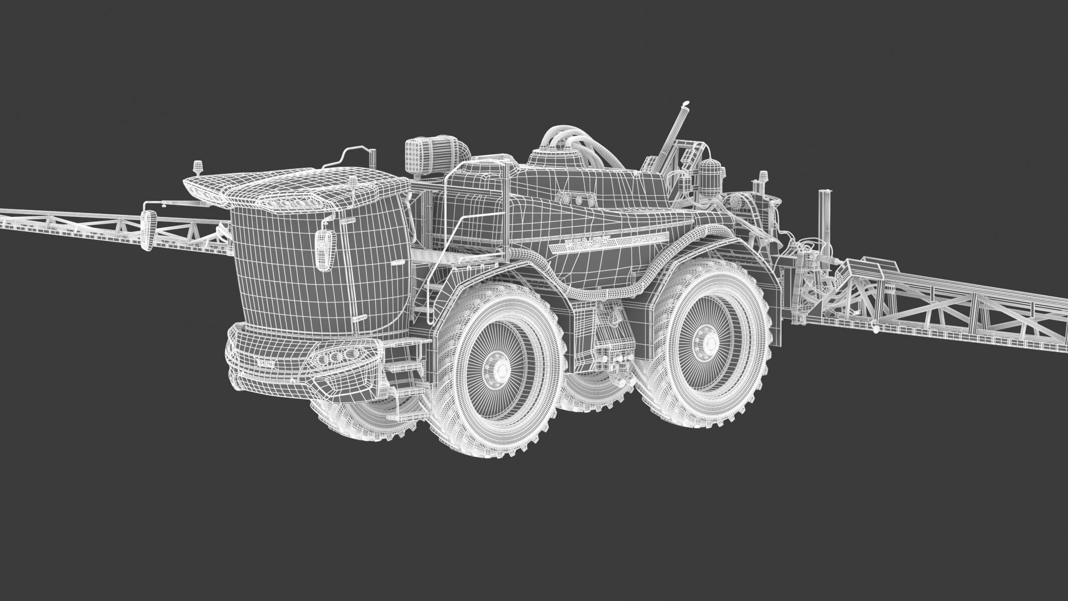 Fendt Rogator 600 Crop Protection Sprayers - 3D Model by frezzy