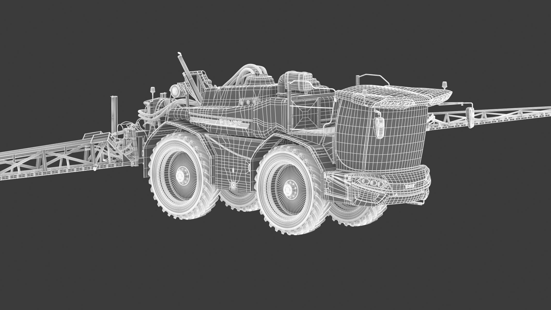 Fendt Rogator 600 Crop Protection Sprayers - 3D Model by frezzy
