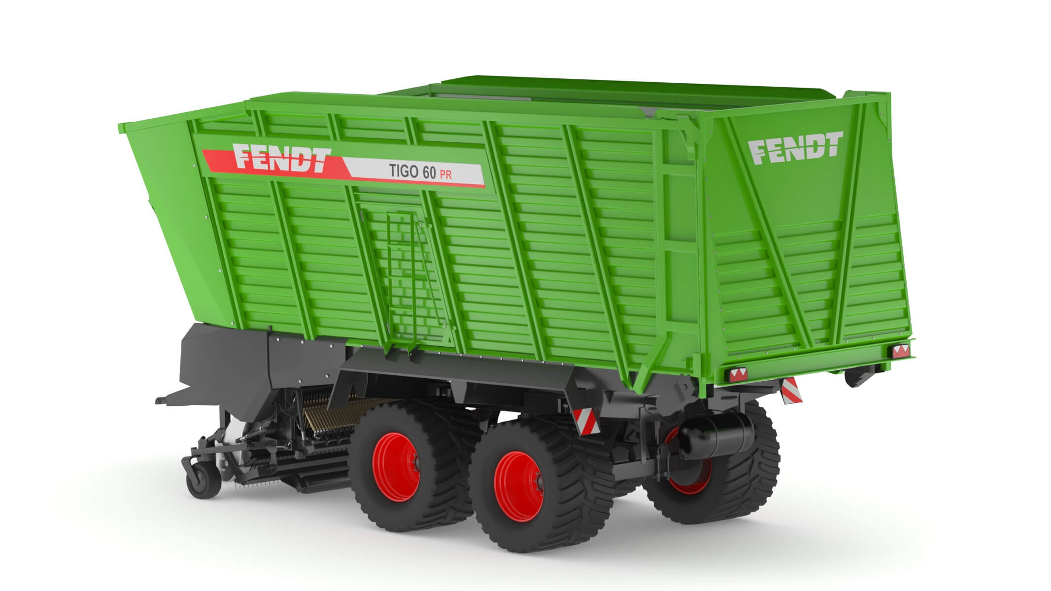 Fendt Tigo Forage Wagons 4 Wheels - 3D Model by frezzy
