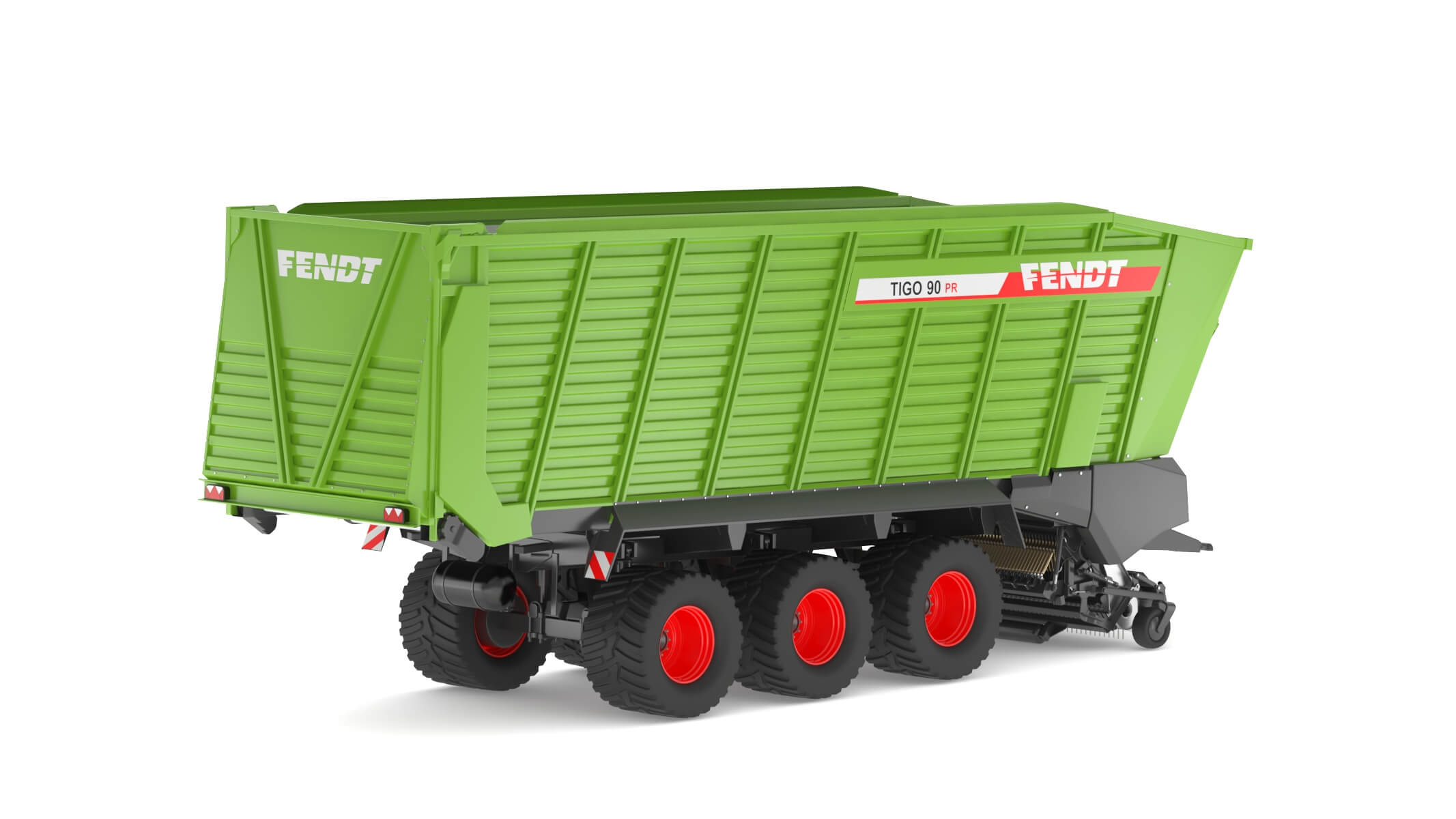 Fendt Tigo Forage Wagons 6 Wheels - 3D Model by frezzy