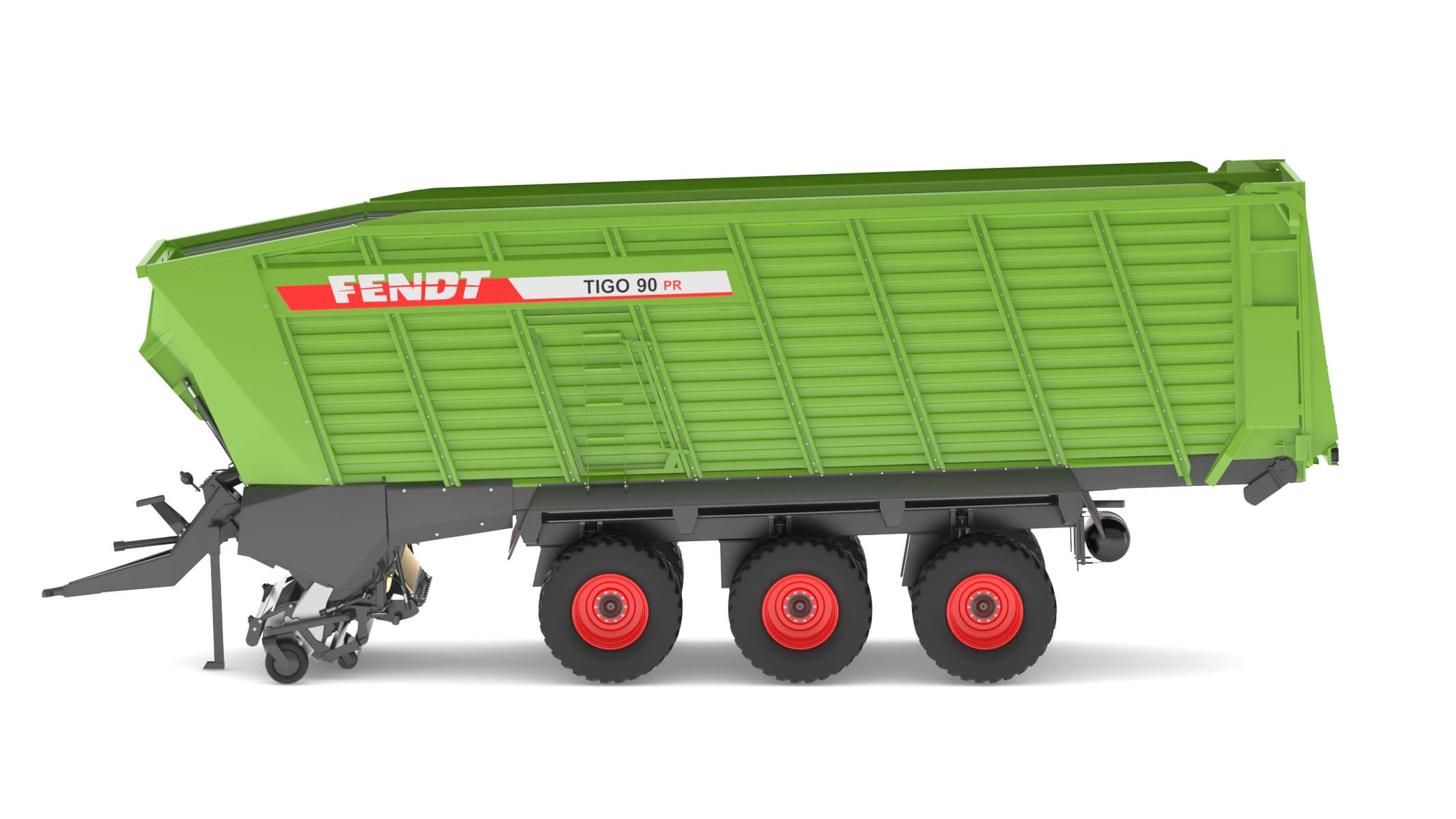 Fendt Tigo Forage Wagons 6 Wheels - 3D Model by frezzy