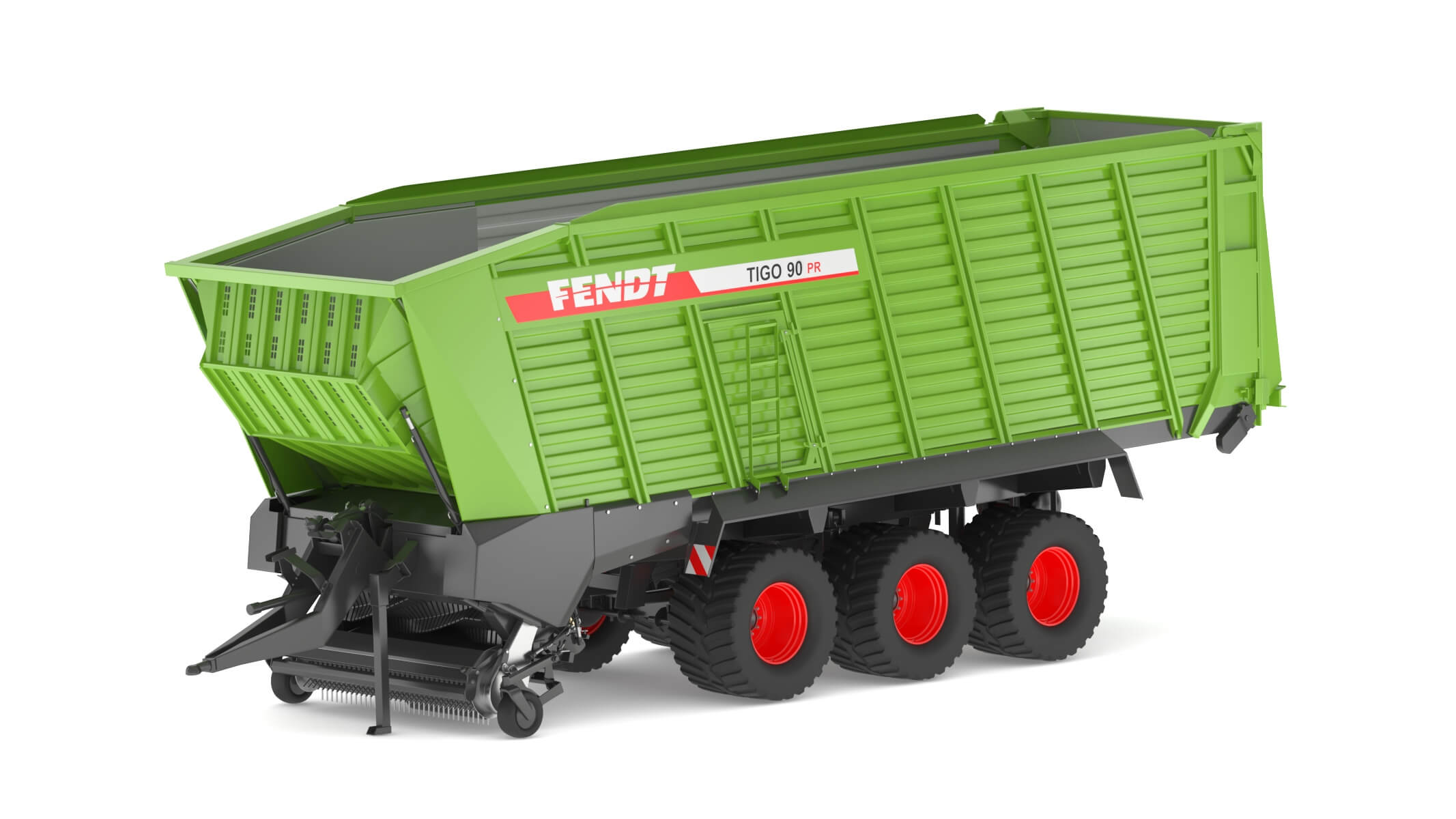 Fendt Tigo Forage Wagons 6 Wheels - 3D Model by frezzy