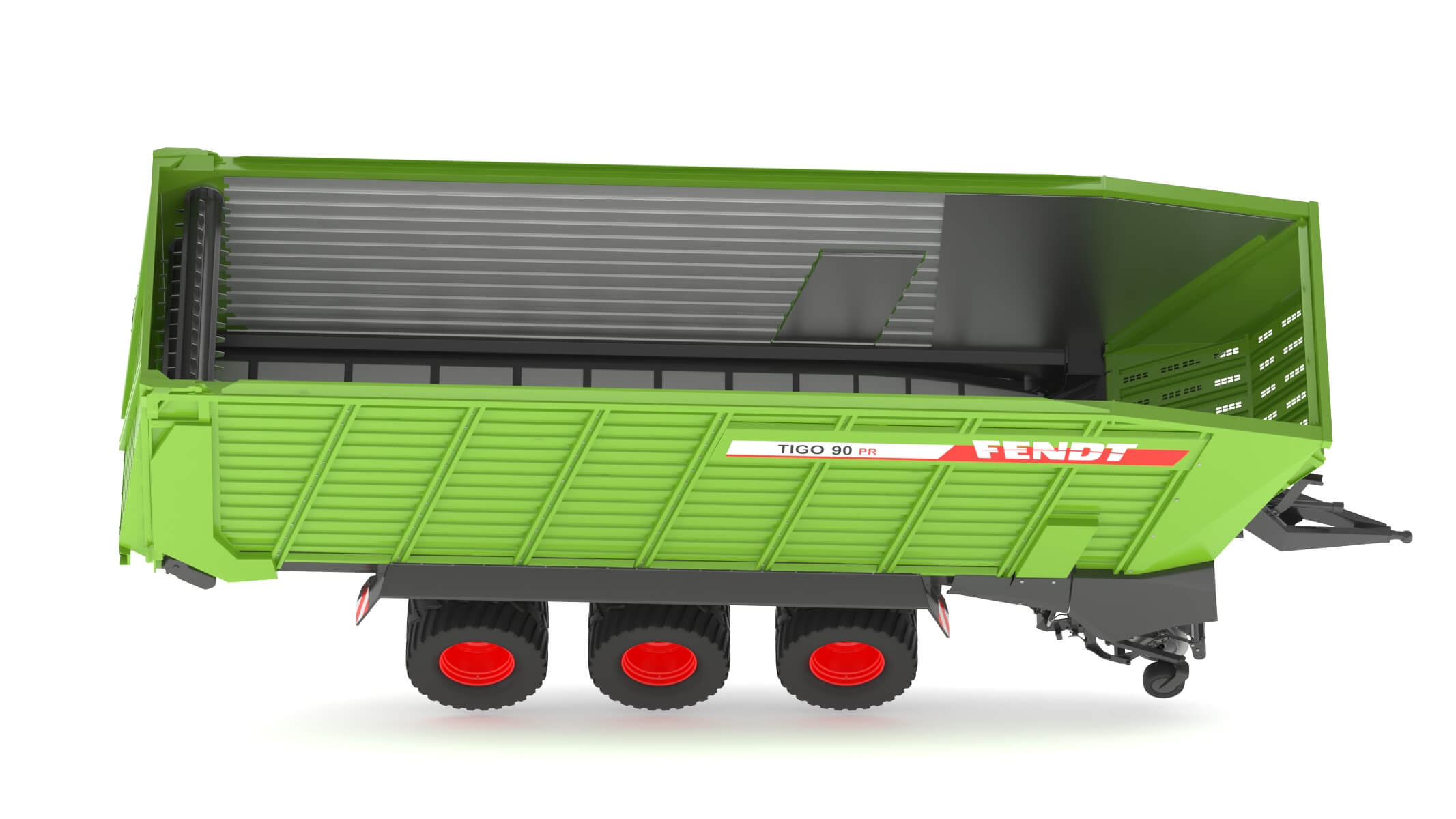 Fendt Tigo Forage Wagons 6 Wheels - 3D Model by frezzy