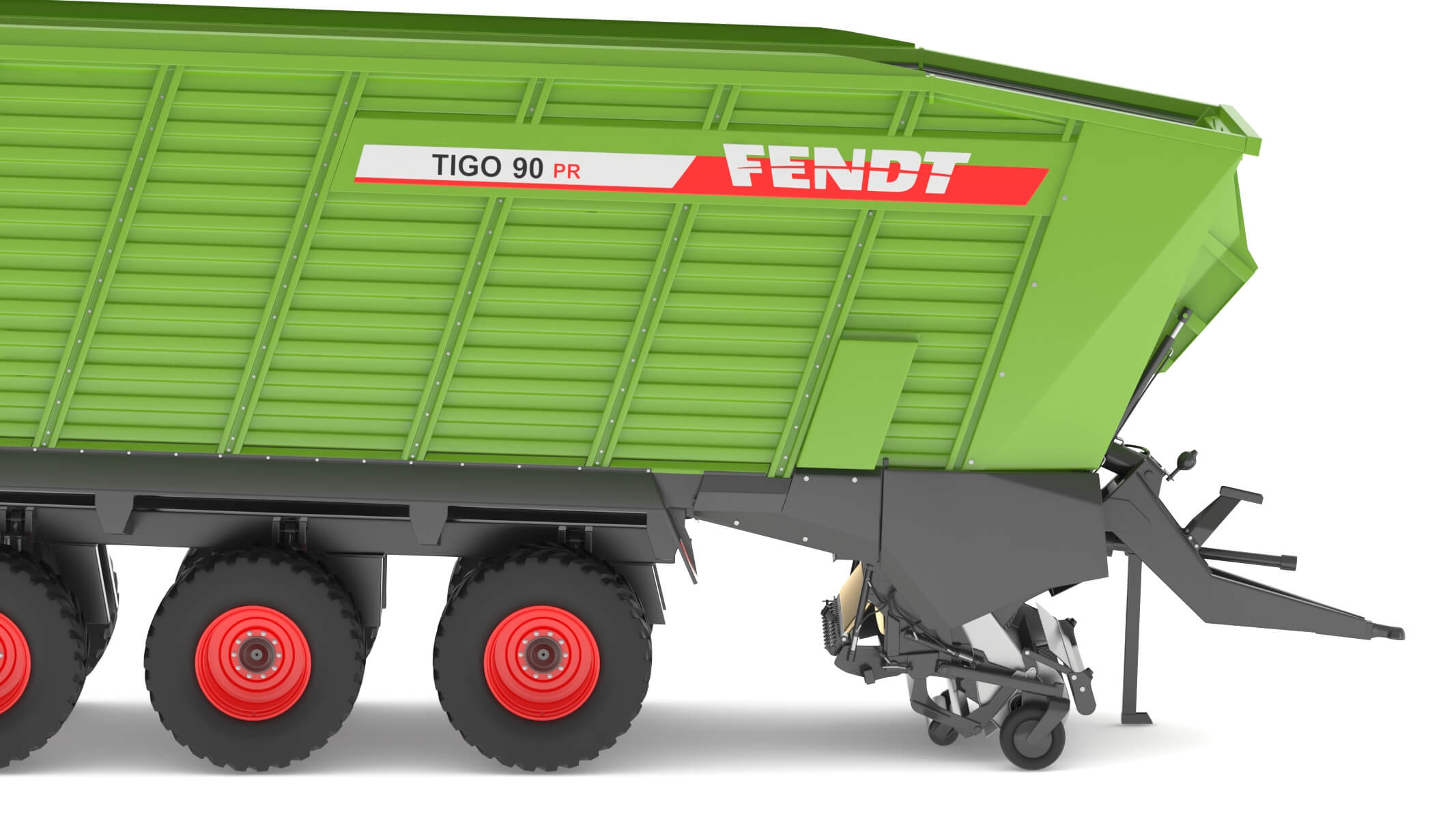 Fendt Tigo Forage Wagons 6 Wheels - 3D Model by frezzy