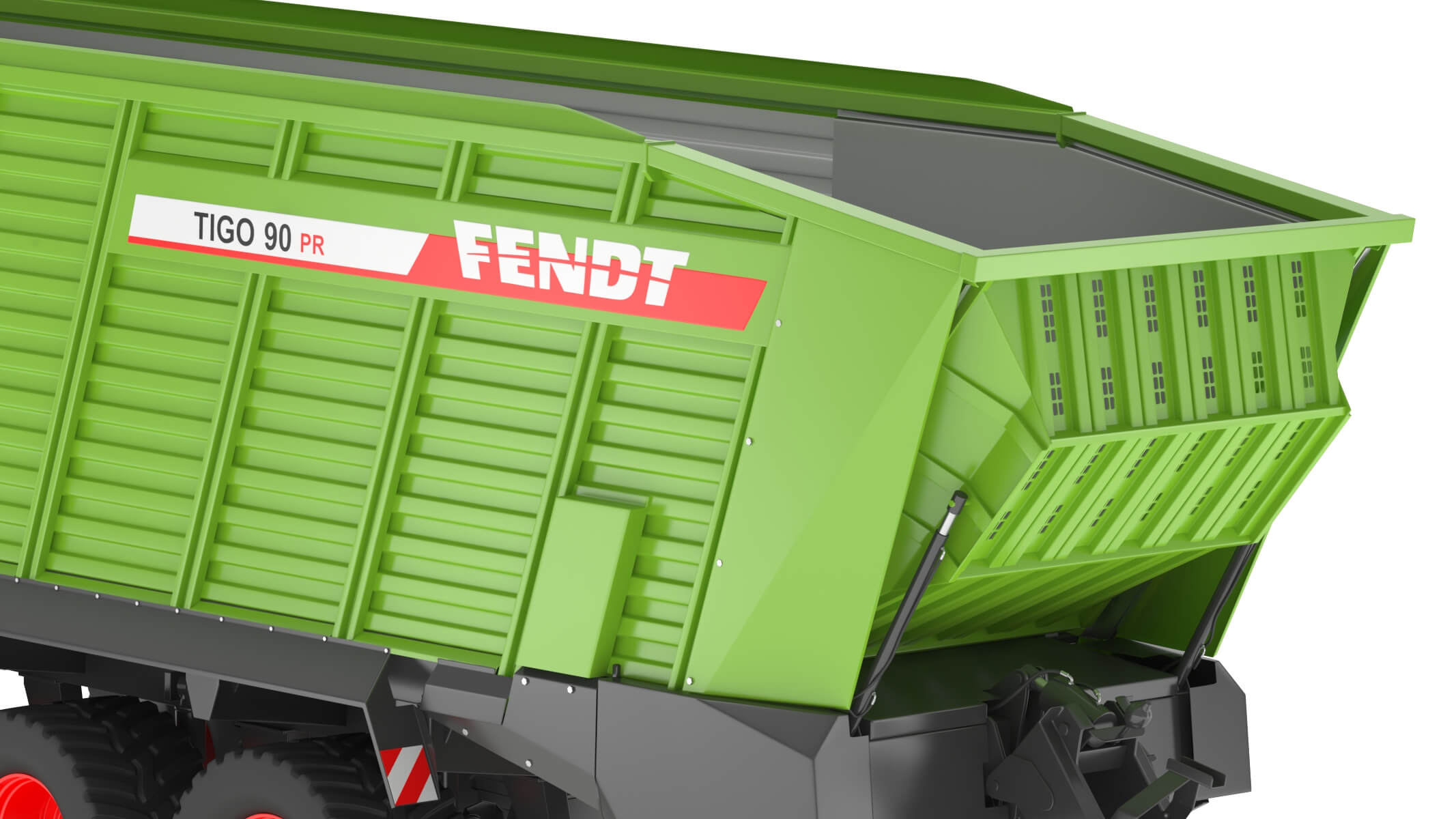 Fendt Tigo Forage Wagons 6 Wheels - 3D Model by frezzy