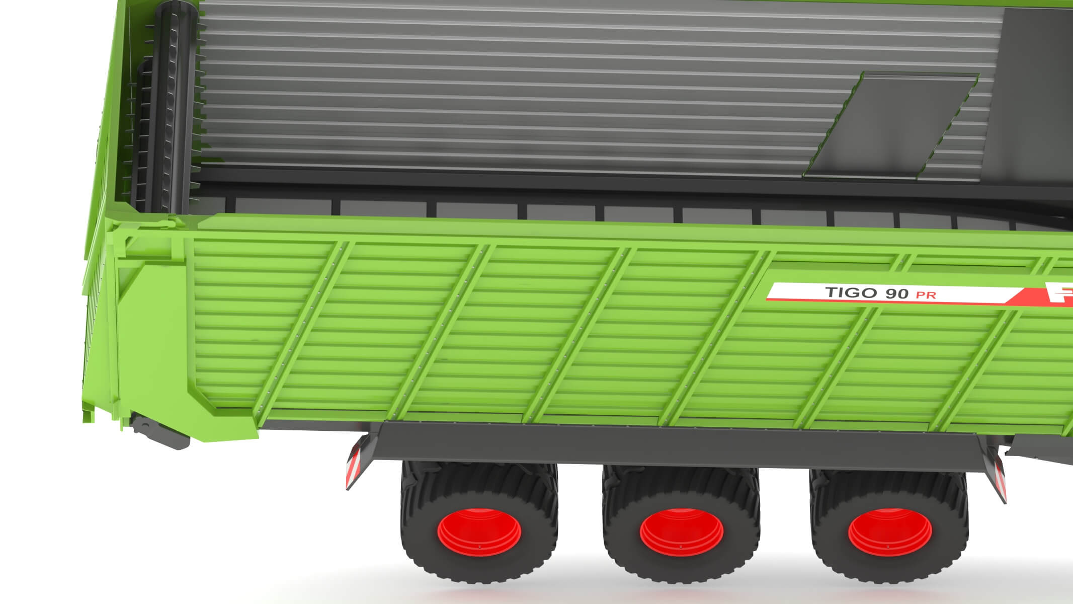 Fendt Tigo Forage Wagons 6 Wheels - 3D Model by frezzy