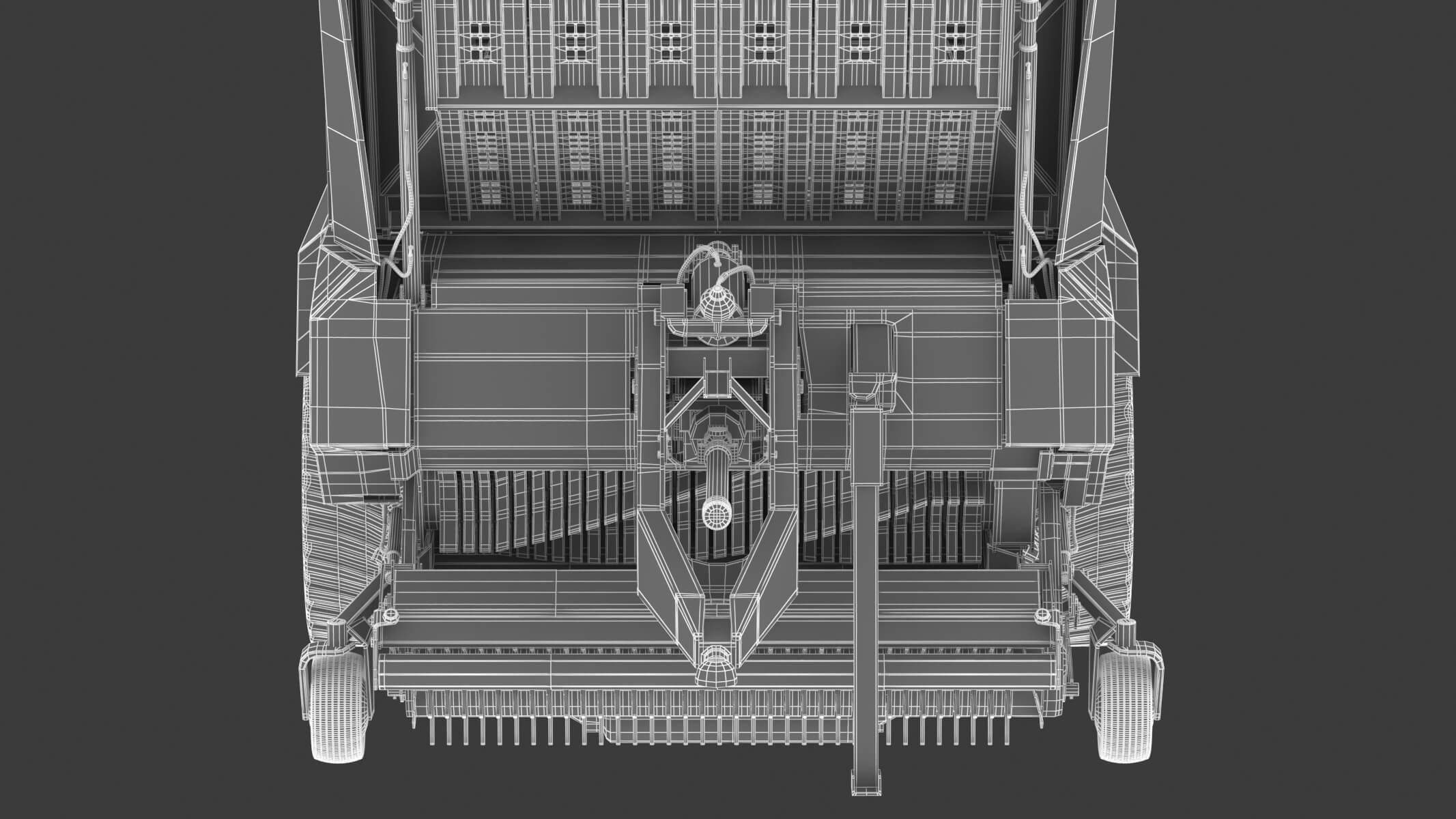 Fendt Tigo Forage Wagons 6 Wheels - 3D Model by frezzy