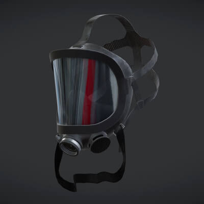Fernez Willson NATO Mask Low Poly - 3D Model by frezzy