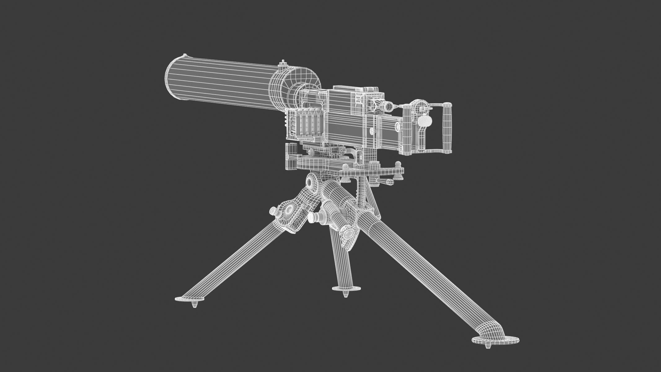 Fiat-Revelli Modello 1914 3D Model by frezzy