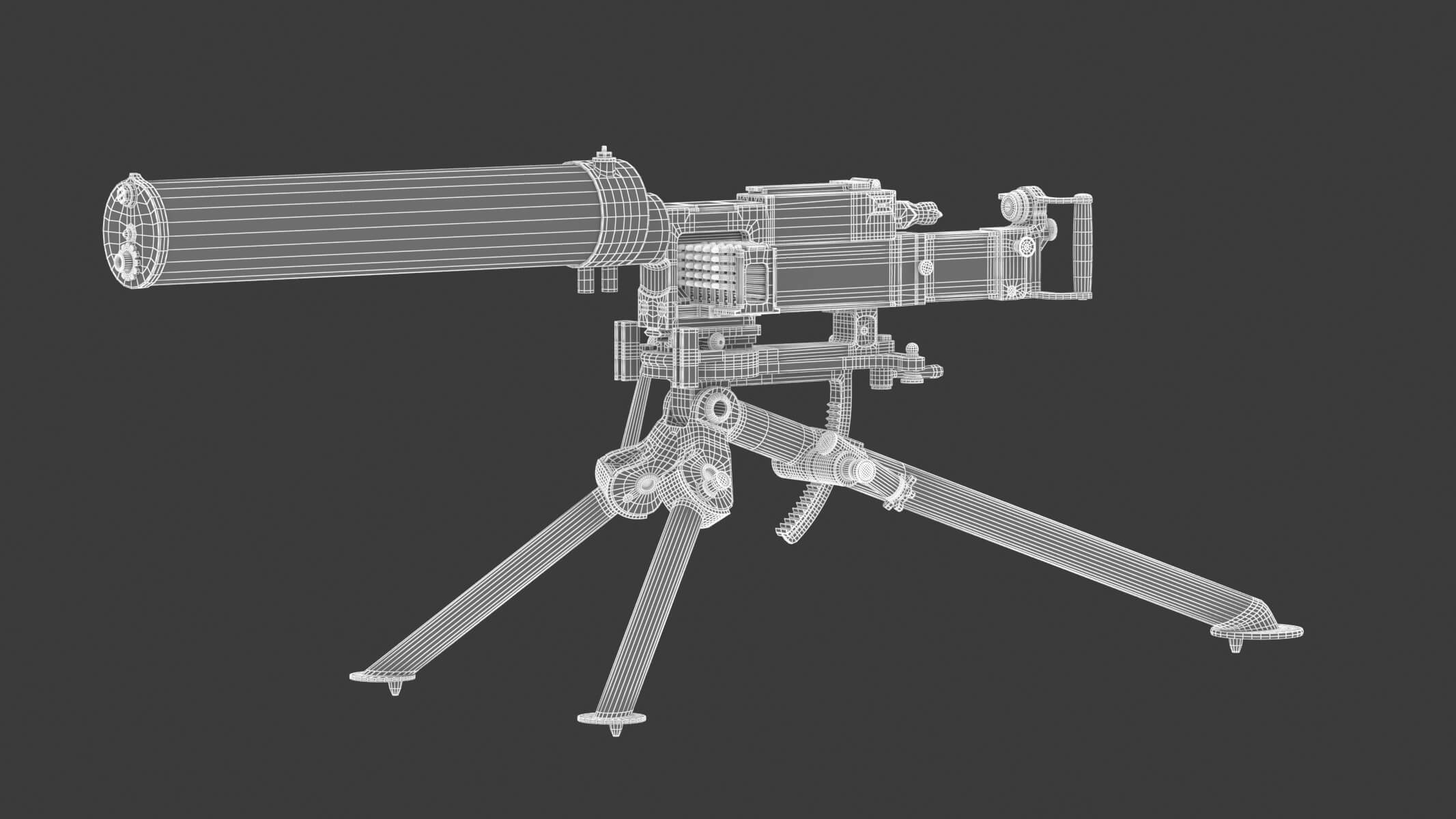 Fiat-Revelli Modello 1914 3D Model by frezzy