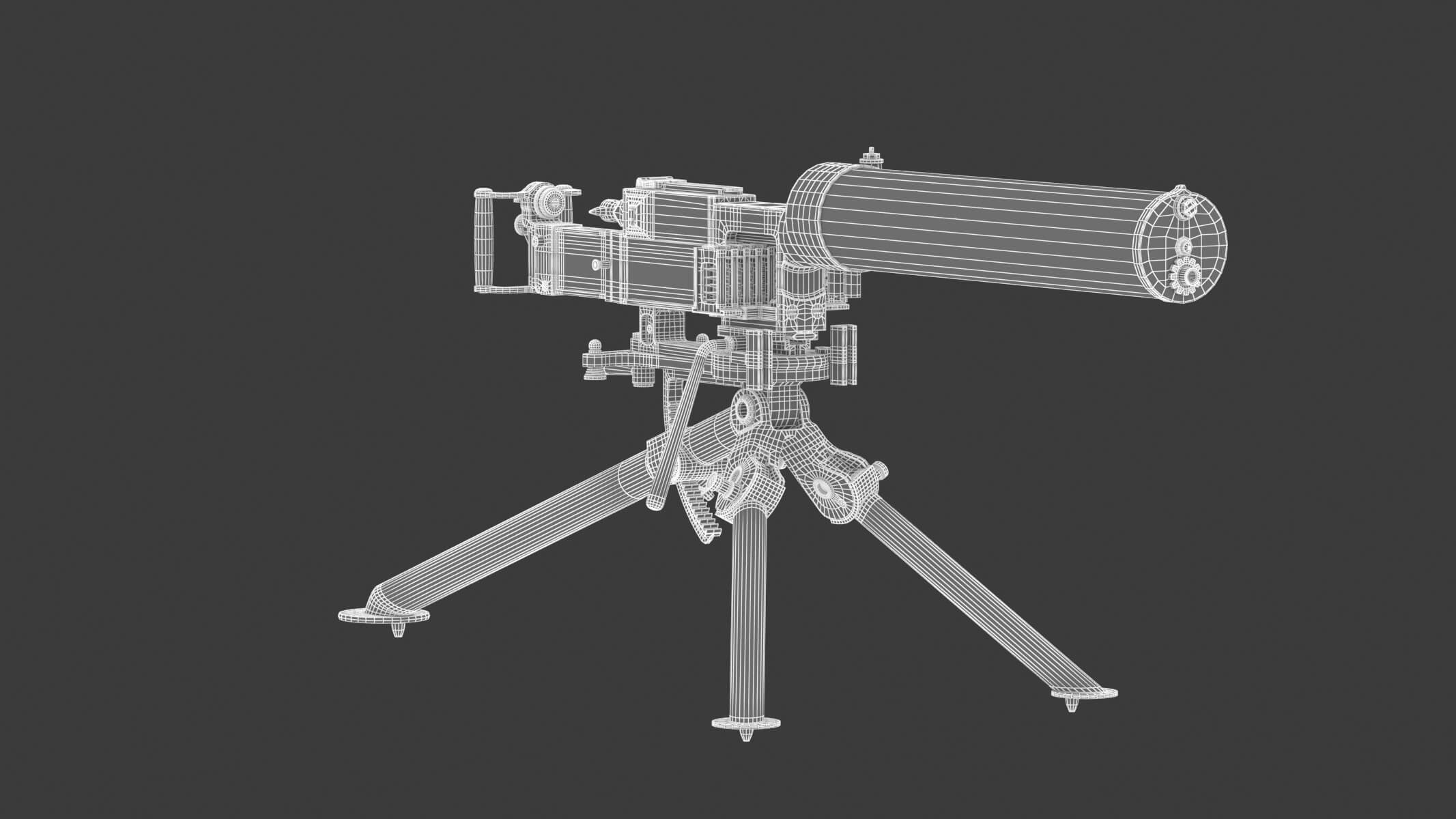Fiat-Revelli Modello 1914 3D Model by frezzy
